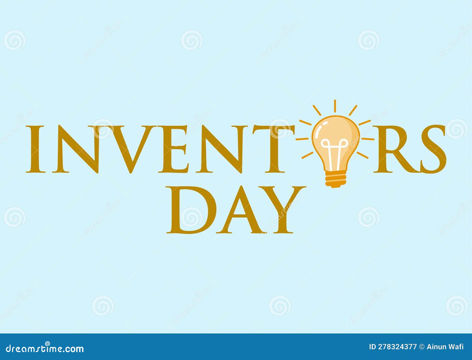 Vector Illustration of Inventors Day, Stock Vector - Illustration of ...