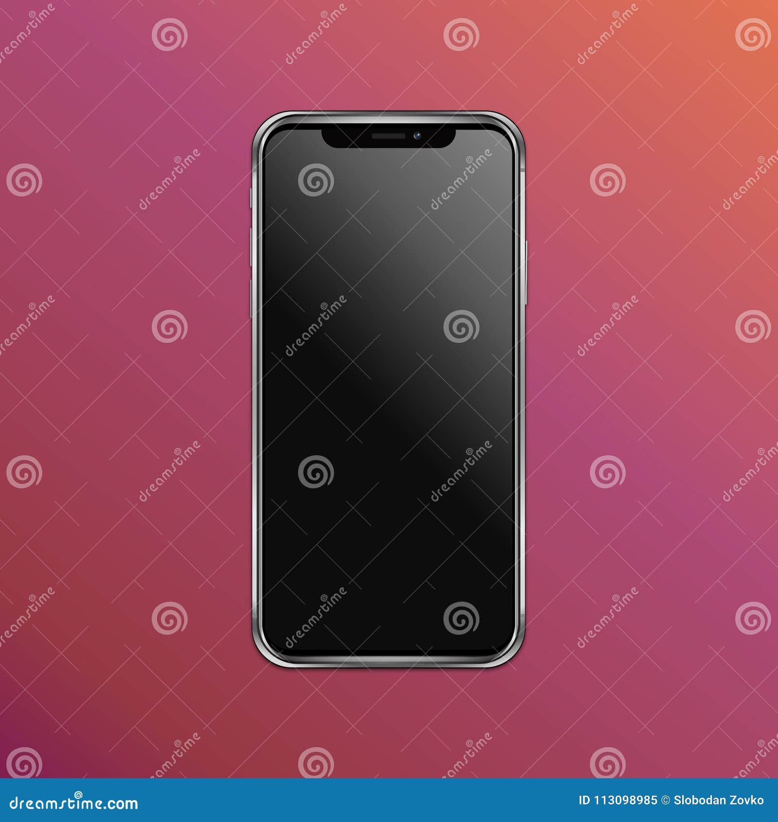 Iphone X Vector Illustration Stock Vector - Illustration of grown ...