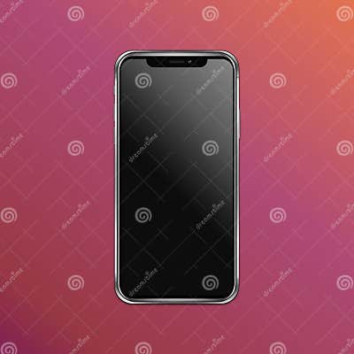 Iphone X Vector Illustration Stock Vector - Illustration of grown ...