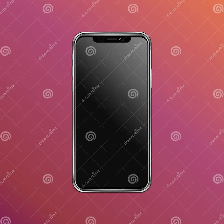 Iphone X Vector Illustration Stock Vector - Illustration of grown ...