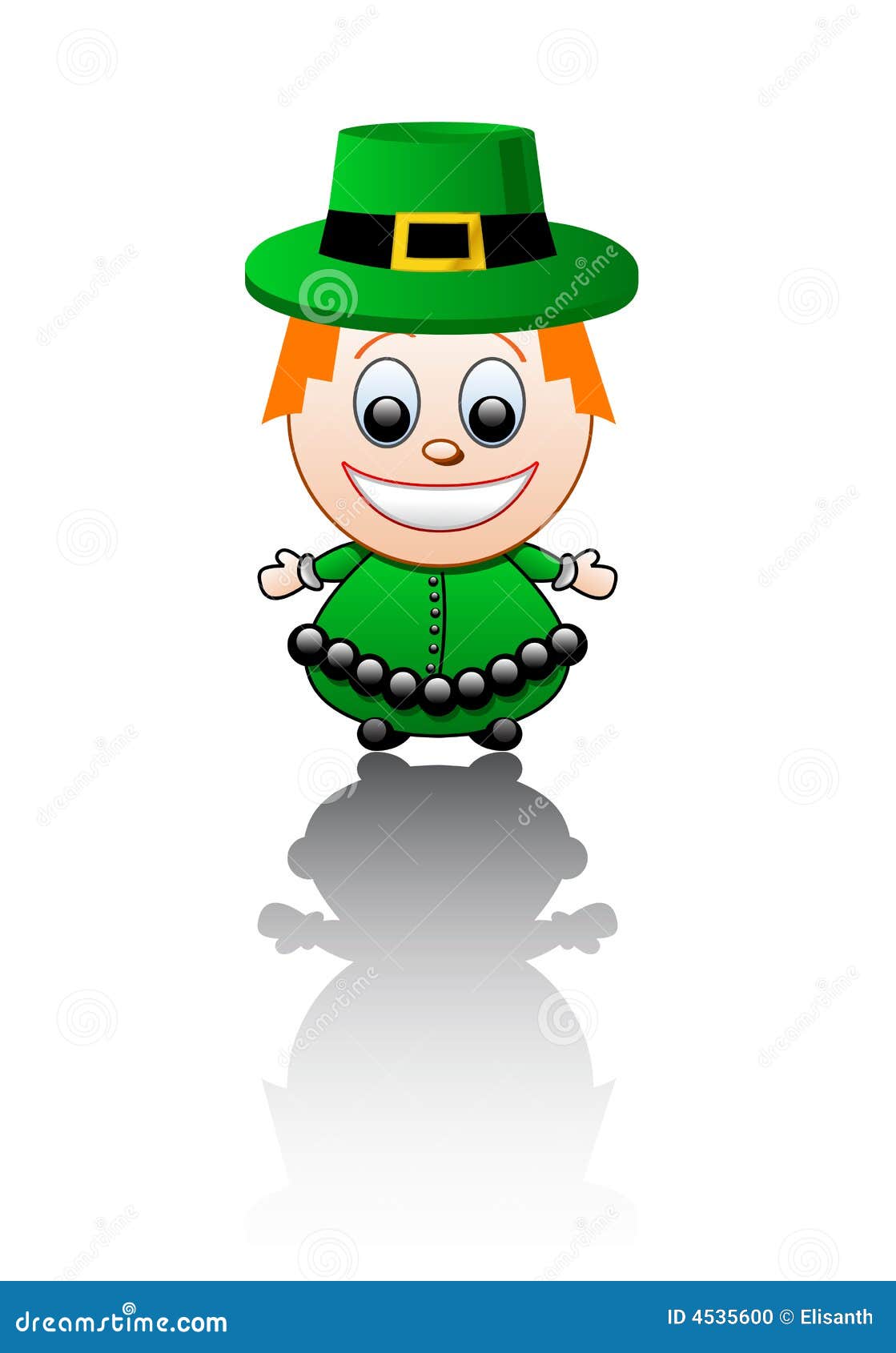 Vector Illustration on an Irish Boy Stock Vector - Illustration of sign ...