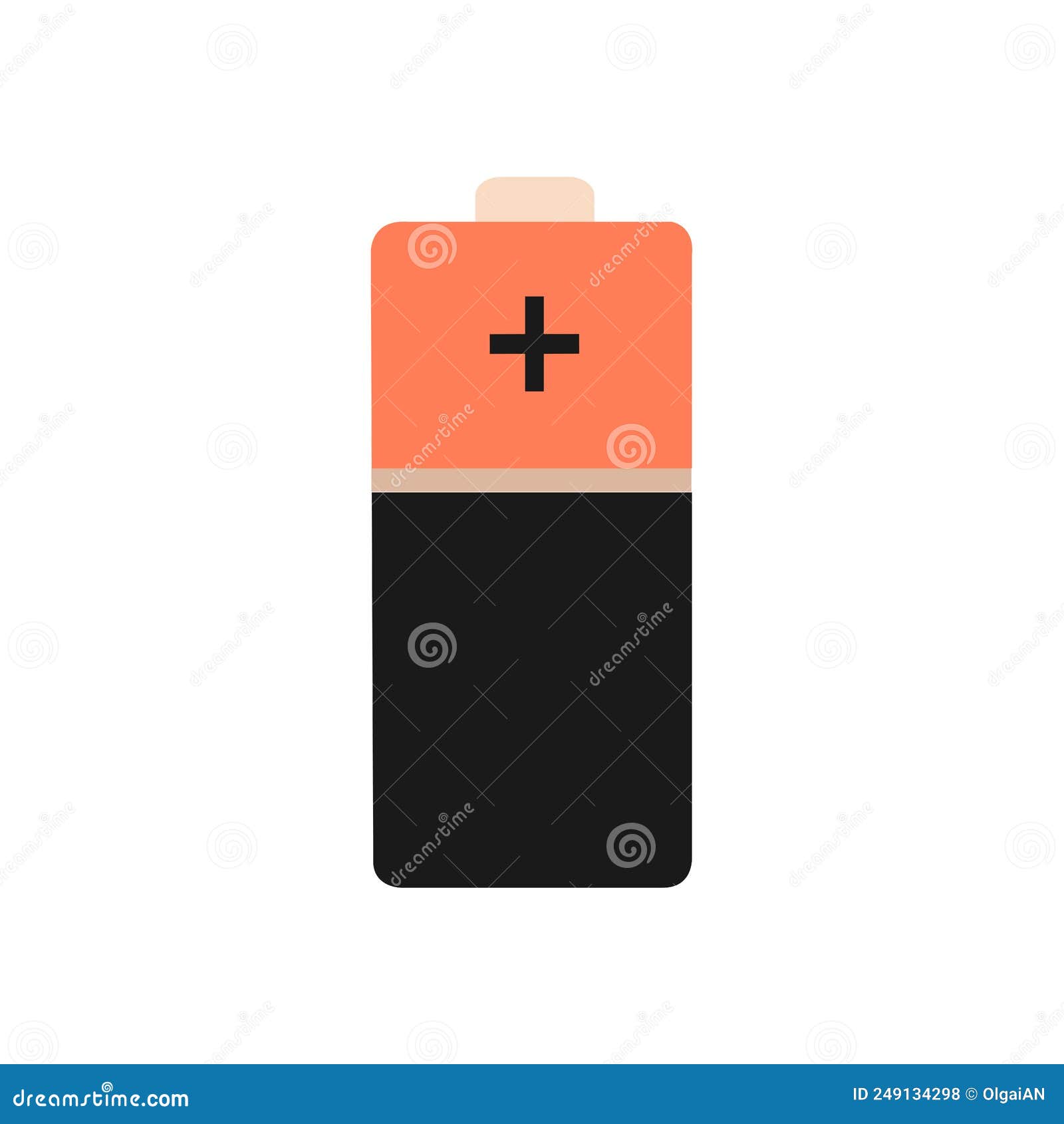 Cylindrical Li-ion Battery Vector Illustration | CartoonDealer.com ... Cylindrical Li-ion Battery Vector Illustration | CartoonDealer.com ...