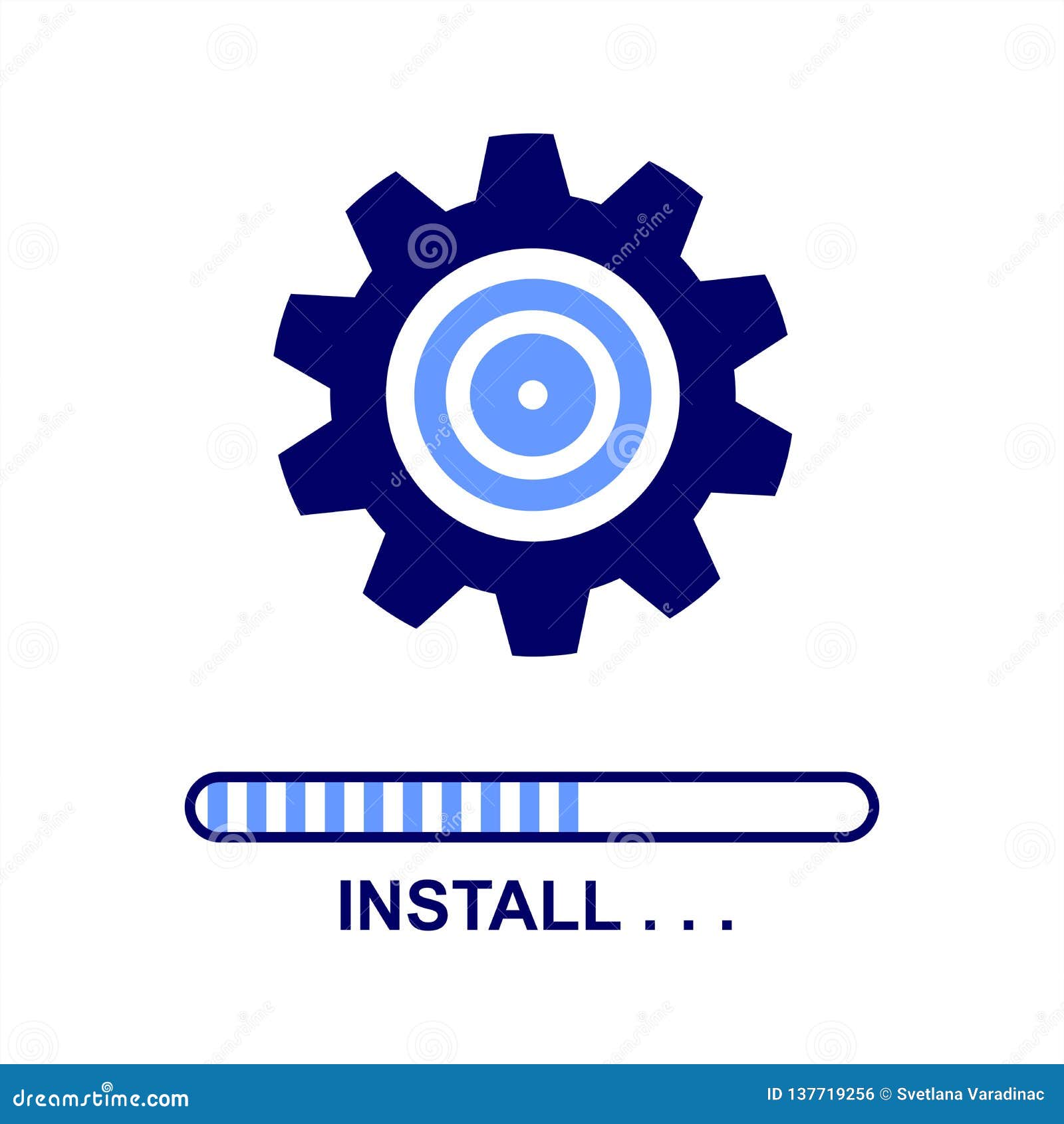 Install Software Flat Icon. Stock Vector - Illustration of circle ... Install Software Flat Icon. Stock Vector - Illustration of circle ...