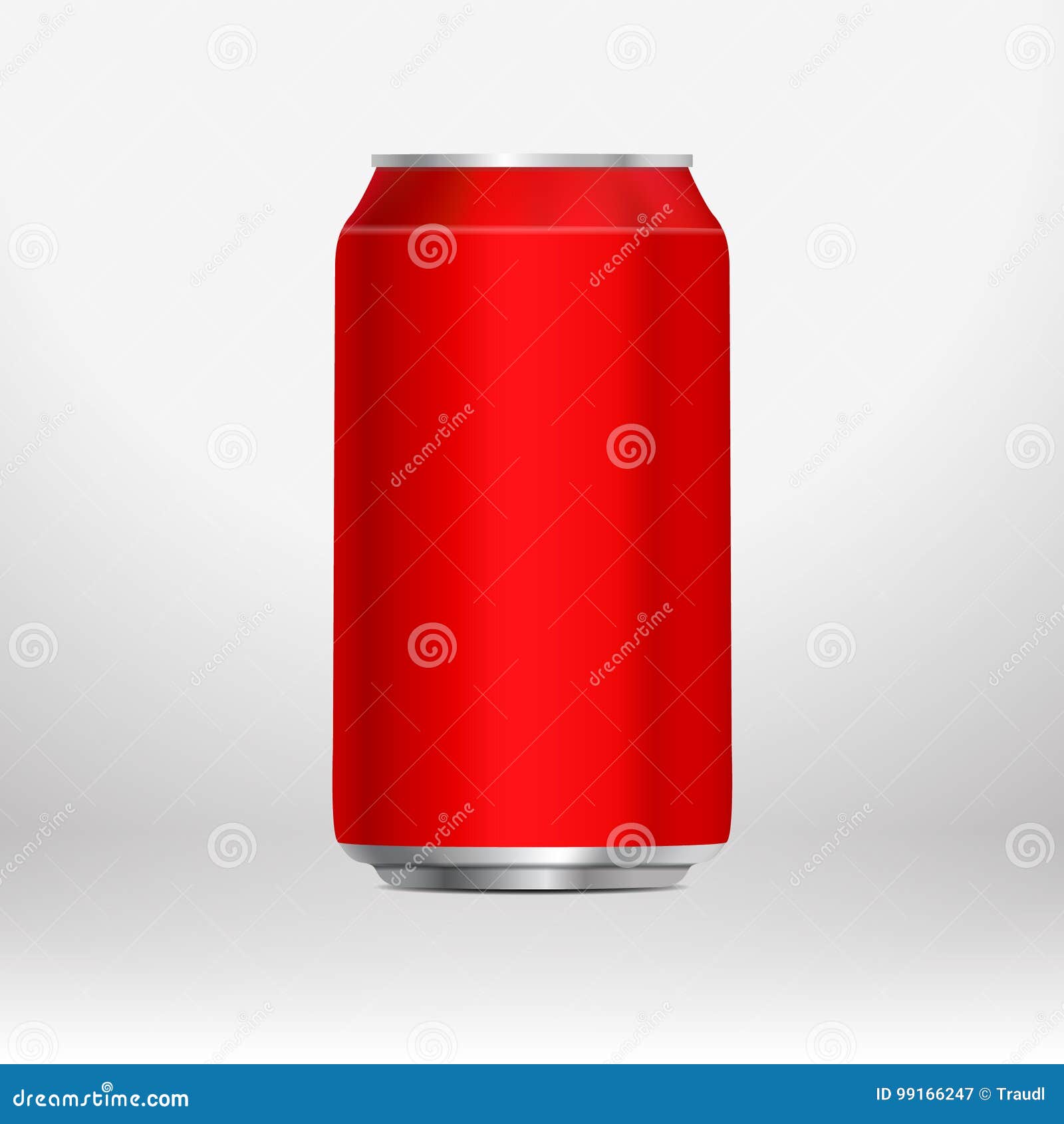 Red can stock vector. Illustration of close, pack, alcohol - 99166247