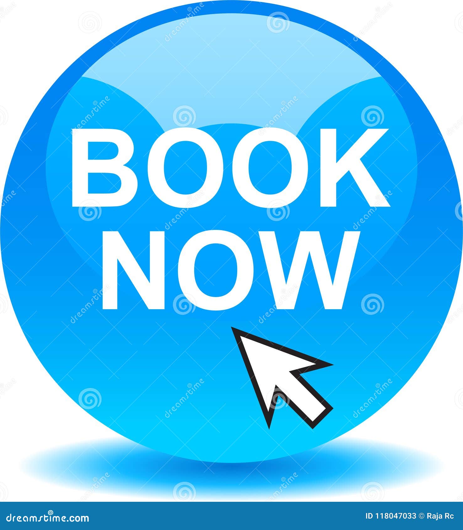 Book Now Icon Web Button Blue Stock Vector - Illustration of design ...