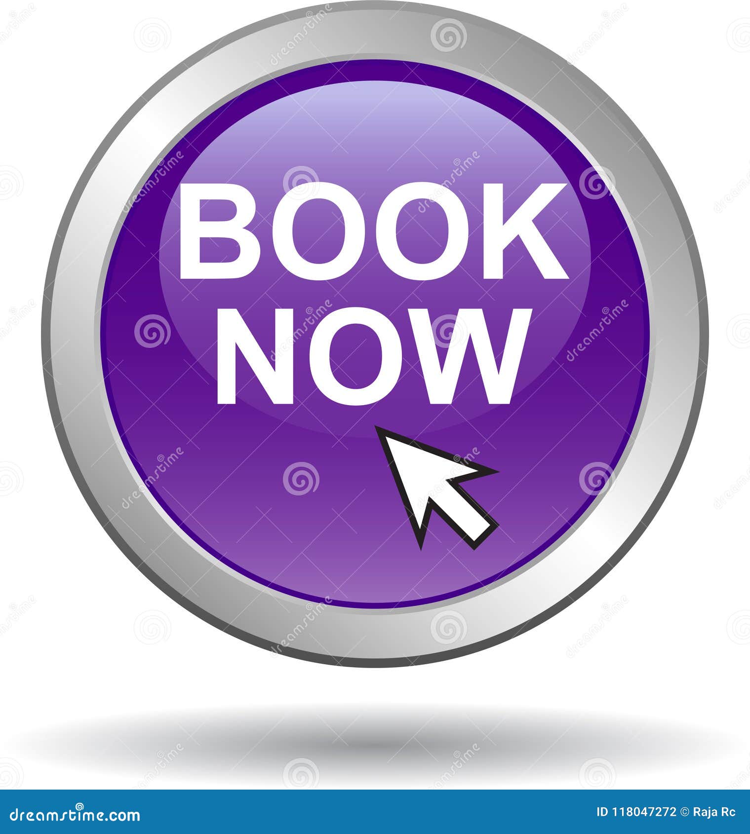 Book Now Icon Web Button Violet Stock Vector - Illustration of choice ...
