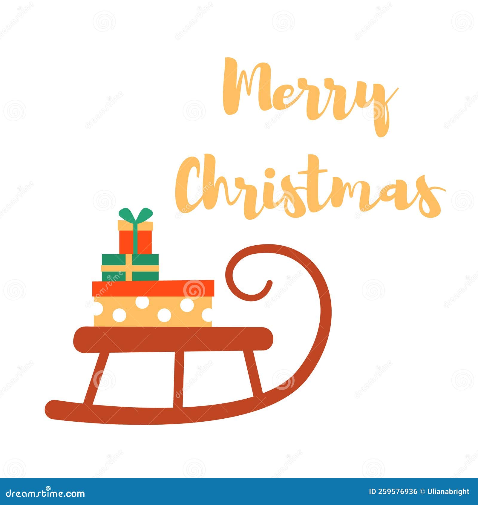 Festive Hand Drawn Lettering. Vector Illustration Isolated on White ...