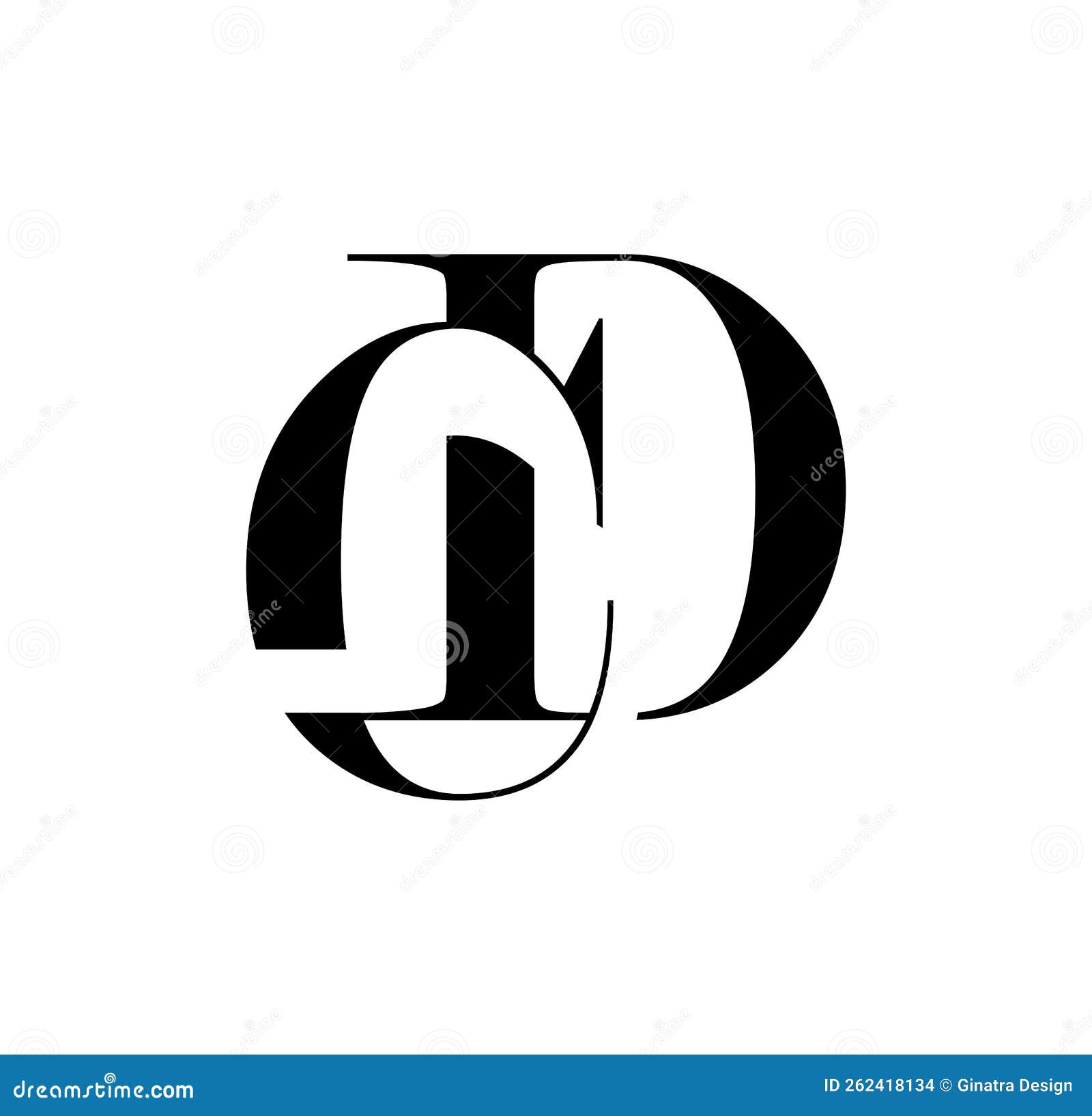Monogram Logo Vector Initial Letters CD Stock Vector - Illustration of ...