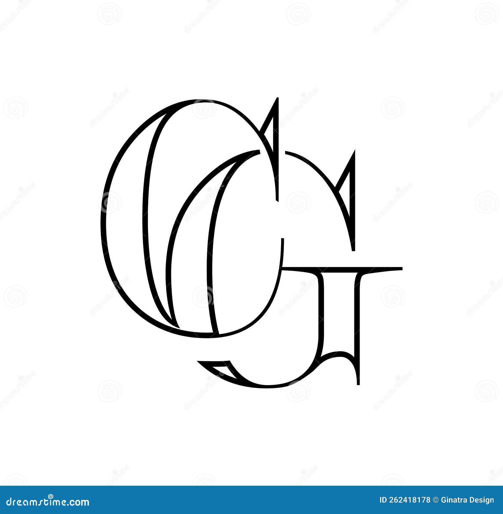 Monogram Logo Vector Initial Letters CG Stock Vector - Illustration of ... Monogram Logo Vector Initial Letters CG Stock Vector - Illustration of ...
