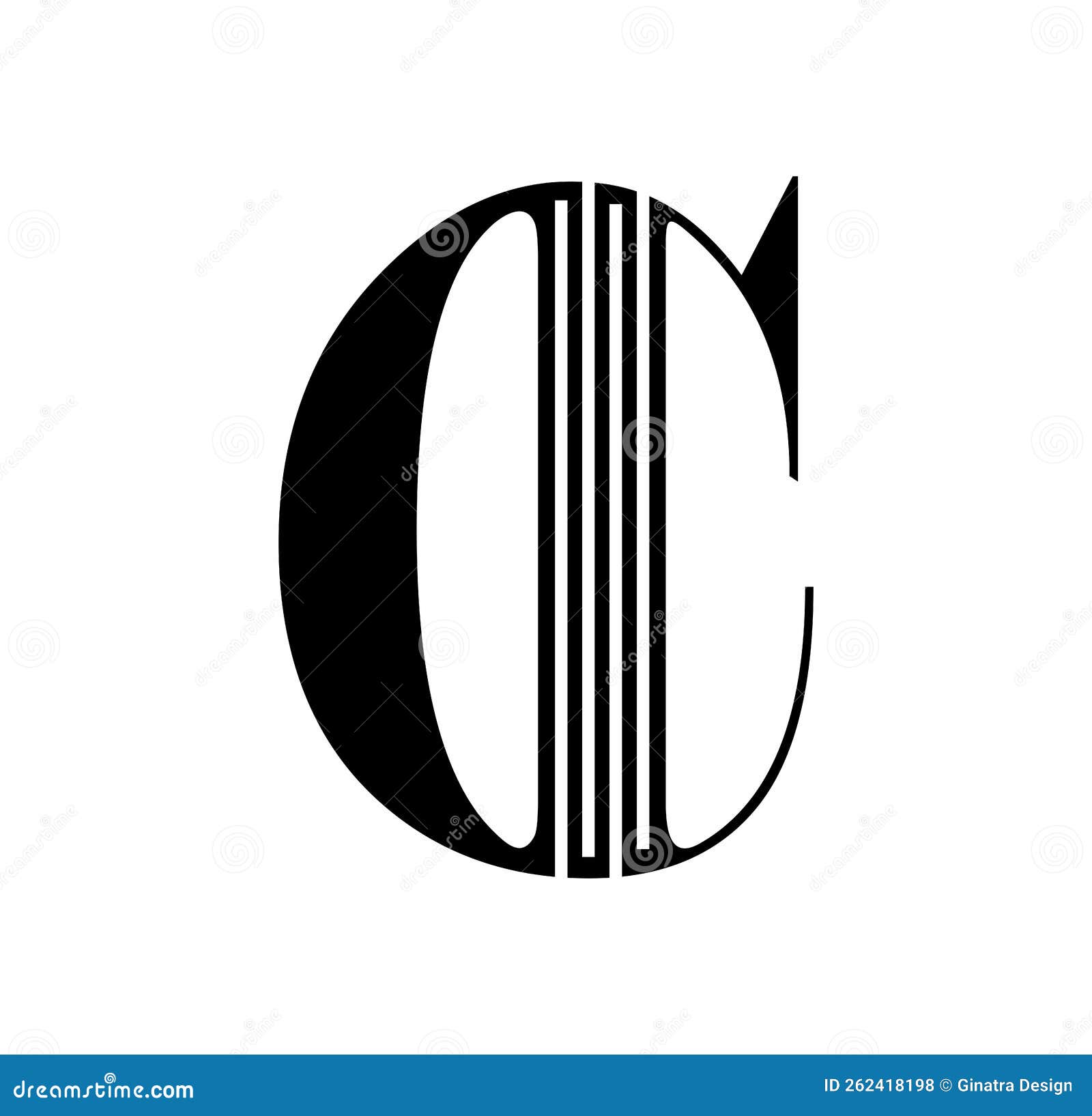 Monogram Logo Vector Initial Letters CI Stock Vector - Illustration of ... Monogram Logo Vector Initial Letters CI Stock Vector - Illustration of ...