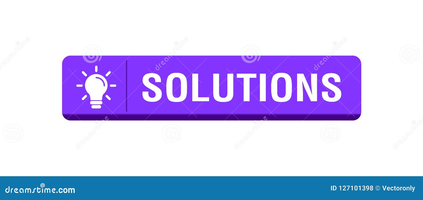 Solutions bulb icon stock vector. Illustration of creation - 127101398