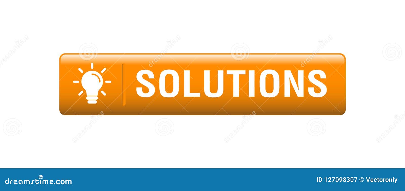Solutions bulb icon stock vector. Illustration of icons - 127098307