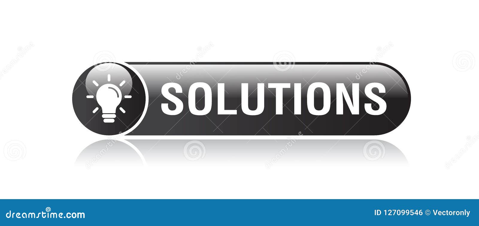 Solutions bulb icon stock vector. Illustration of idea - 127099546