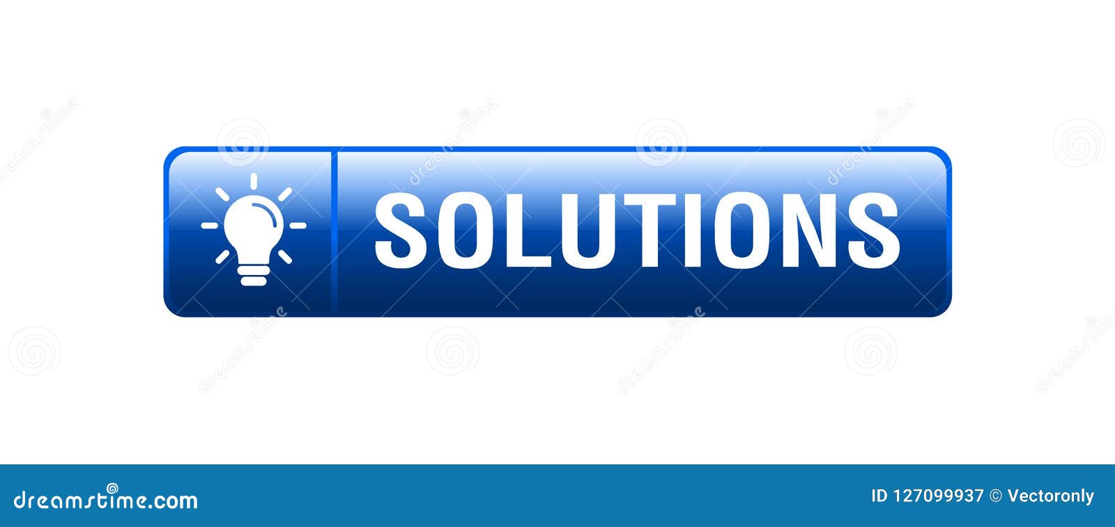 Solutions bulb icon stock vector. Illustration of design - 127099937