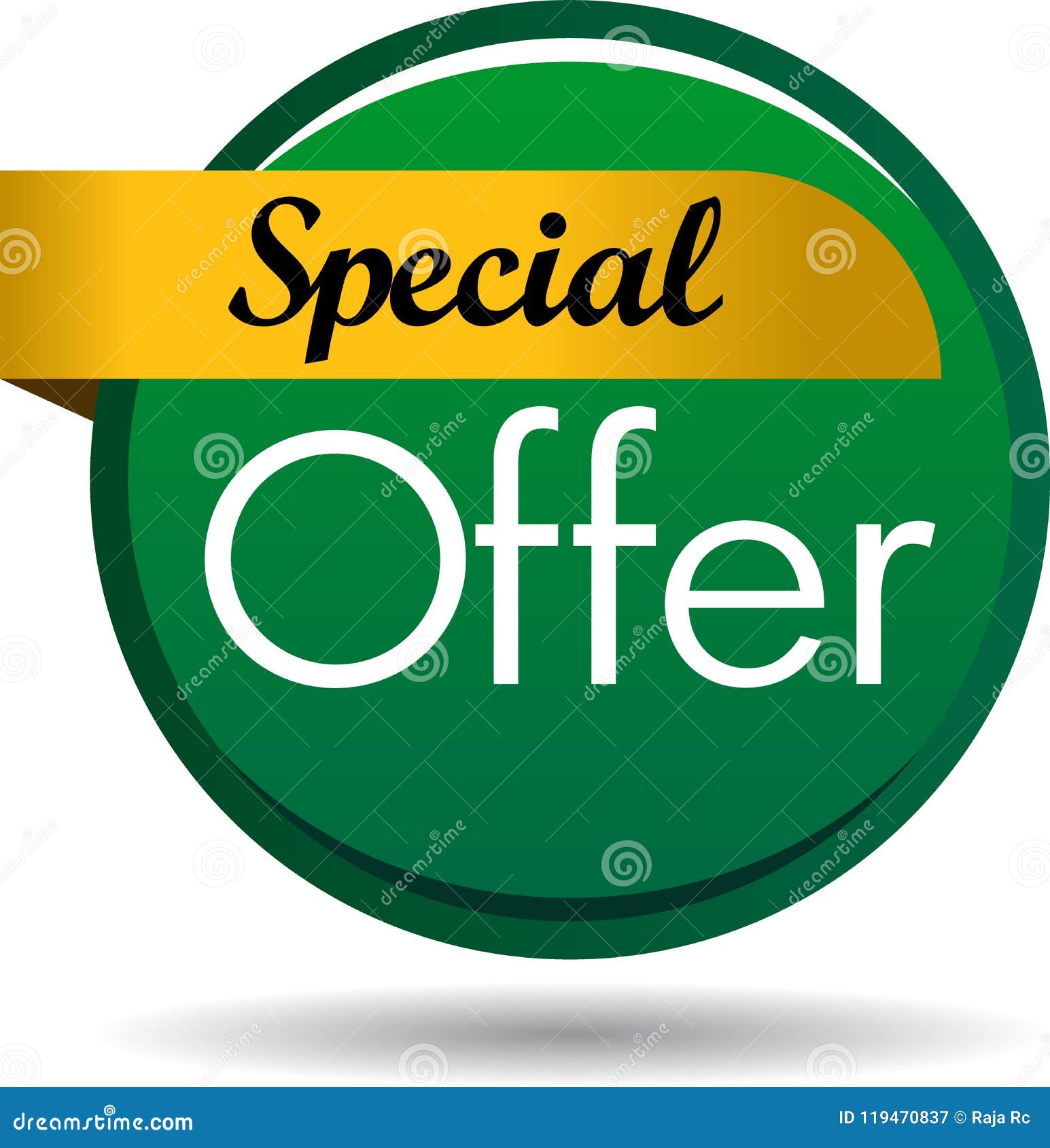 Special Offer Web Button Icon Stock Vector - Illustration of banner ...