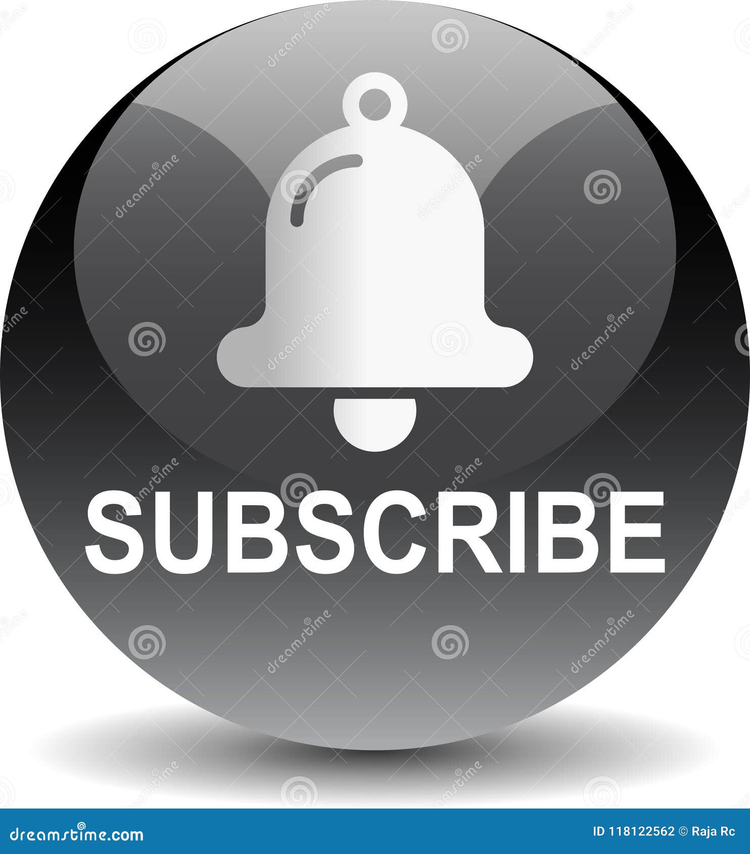 Subscribe Now Icon Web Button Black Stock Vector - Illustration of ...