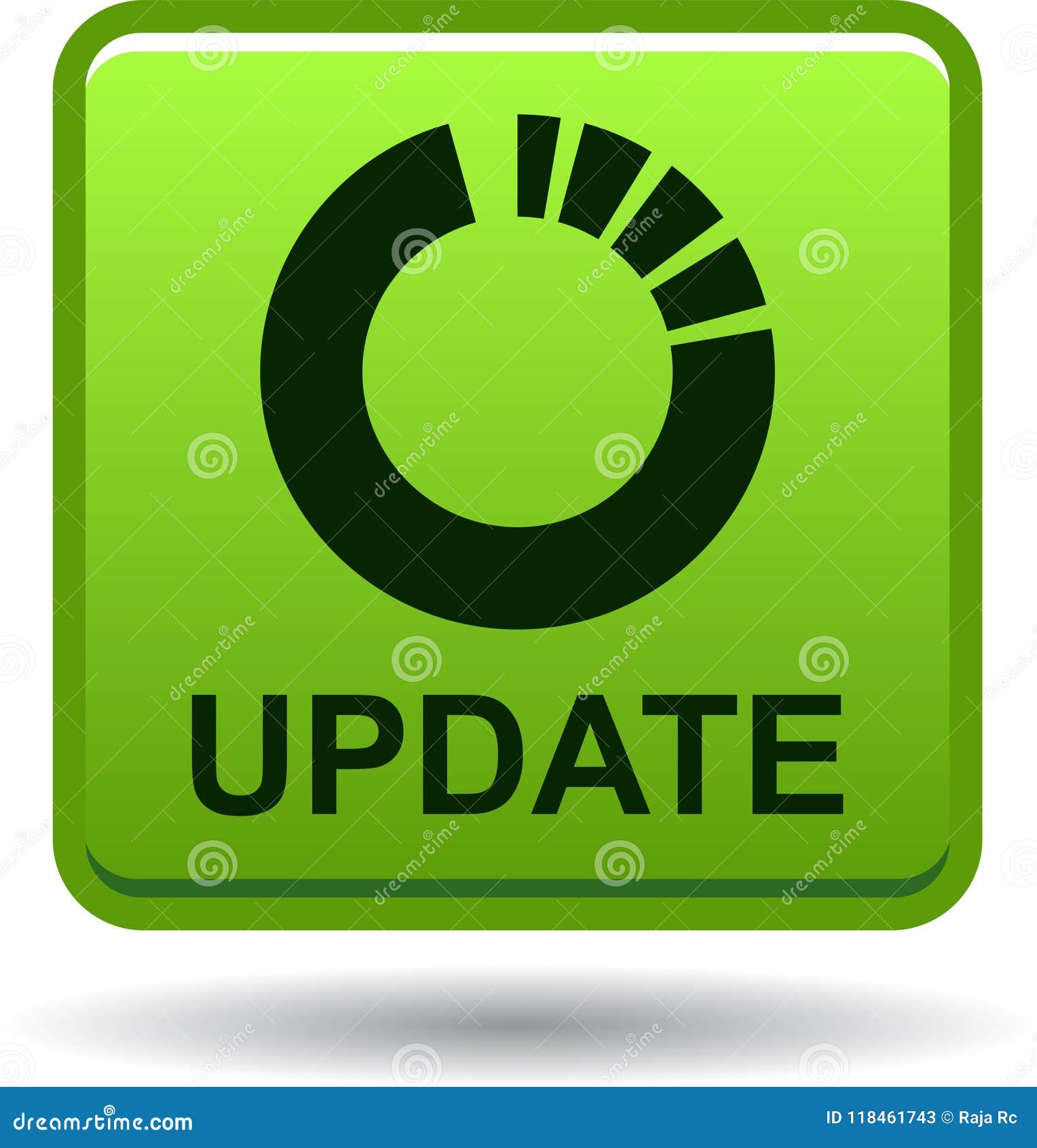 Update now web button stock vector. Illustration of background - 118461743