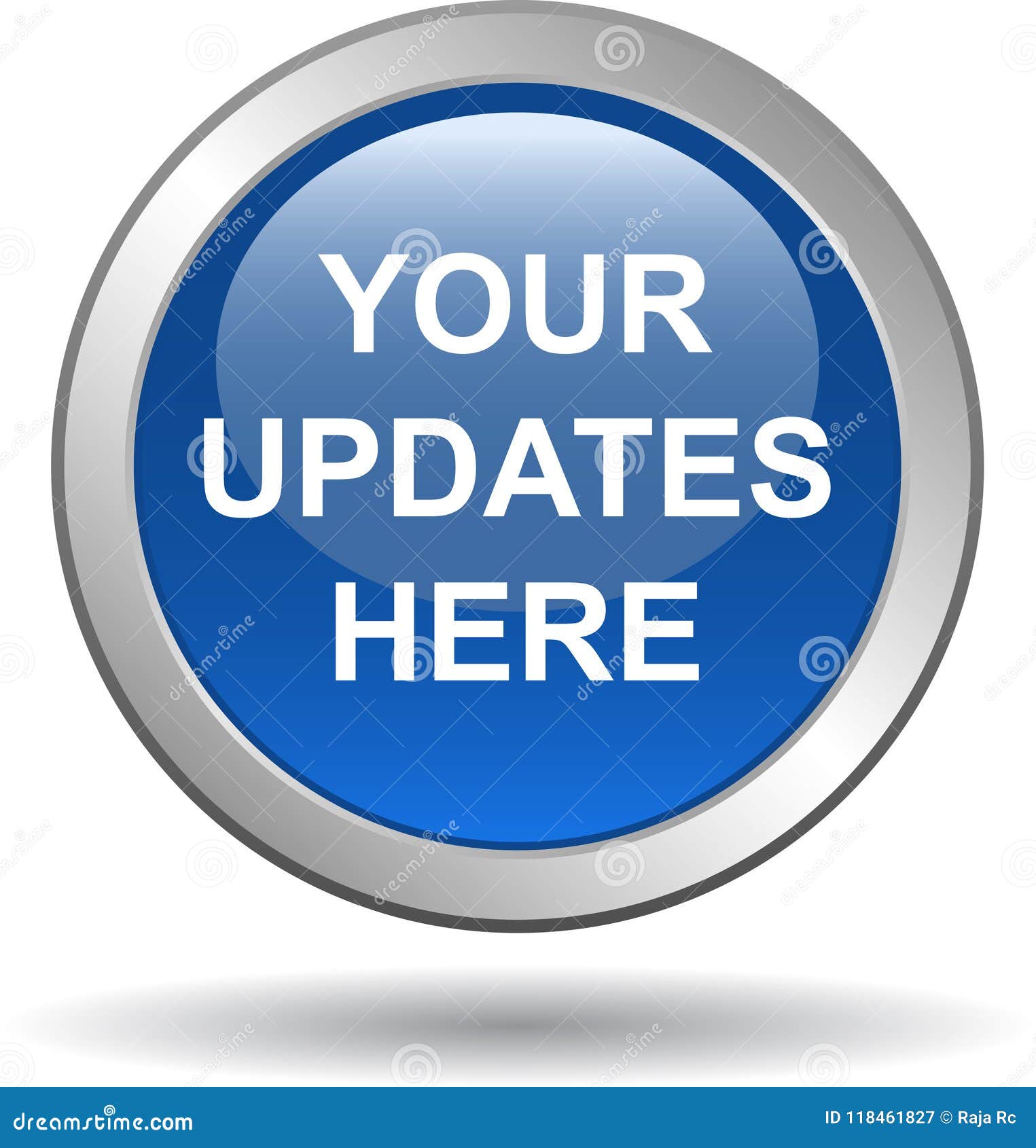 Your Updates Here Web Button Stock Vector - Illustration of decision ... Your Updates Here Web Button Stock Vector - Illustration of decision ...
