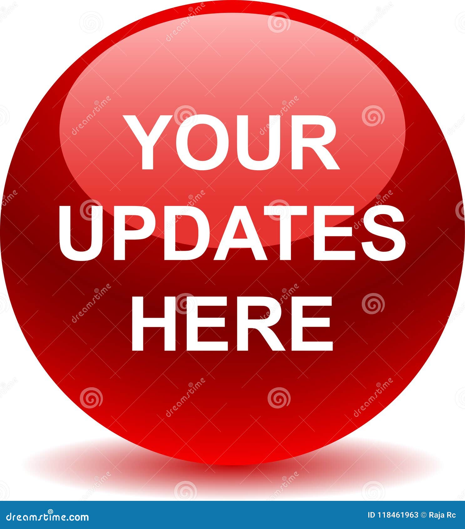 Your Updates Here Web Button Stock Vector - Illustration of business ... Your Updates Here Web Button Stock Vector - Illustration of business ...