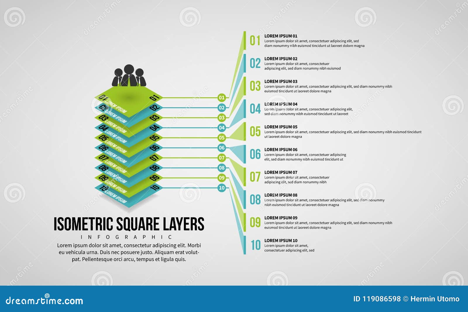 3d Isometric Square Ground Complex Of Administrative Buildings. Vector ...