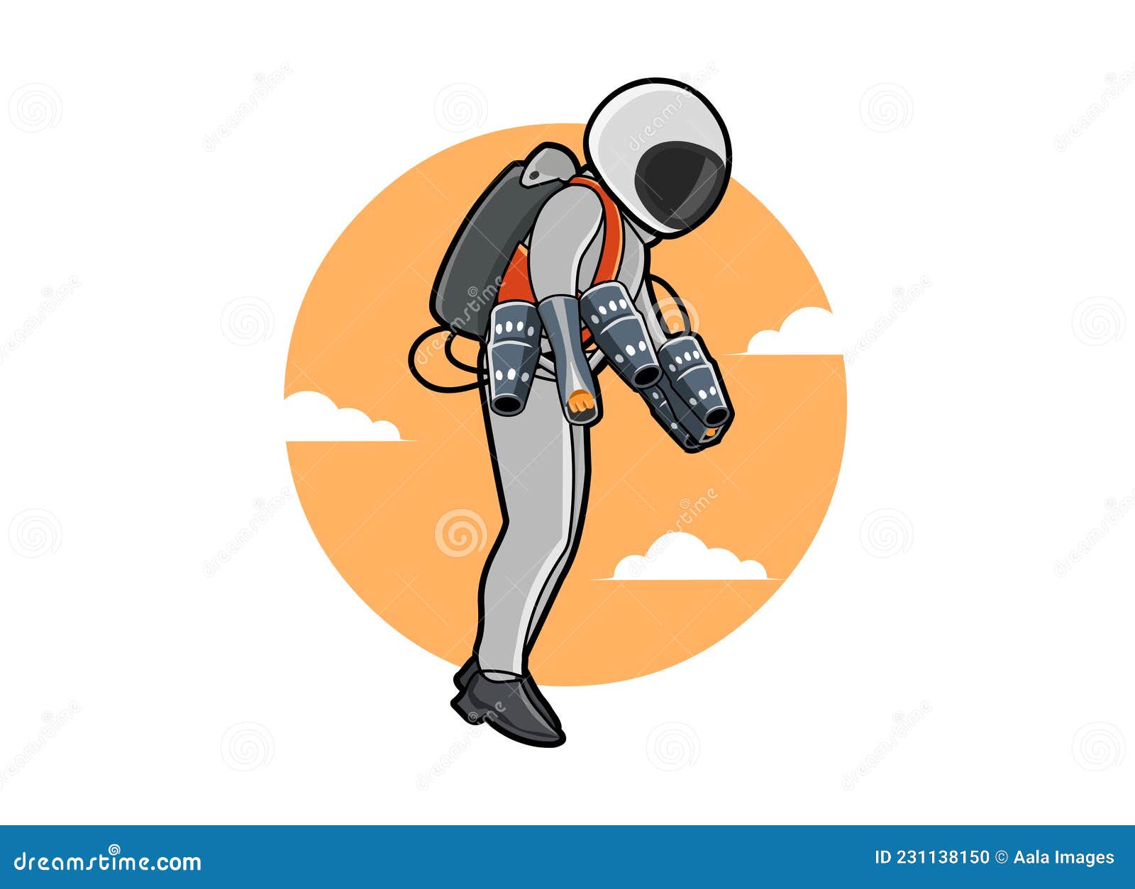 Vector Illustration of Jet Suit Stock Vector - Illustration of ...
