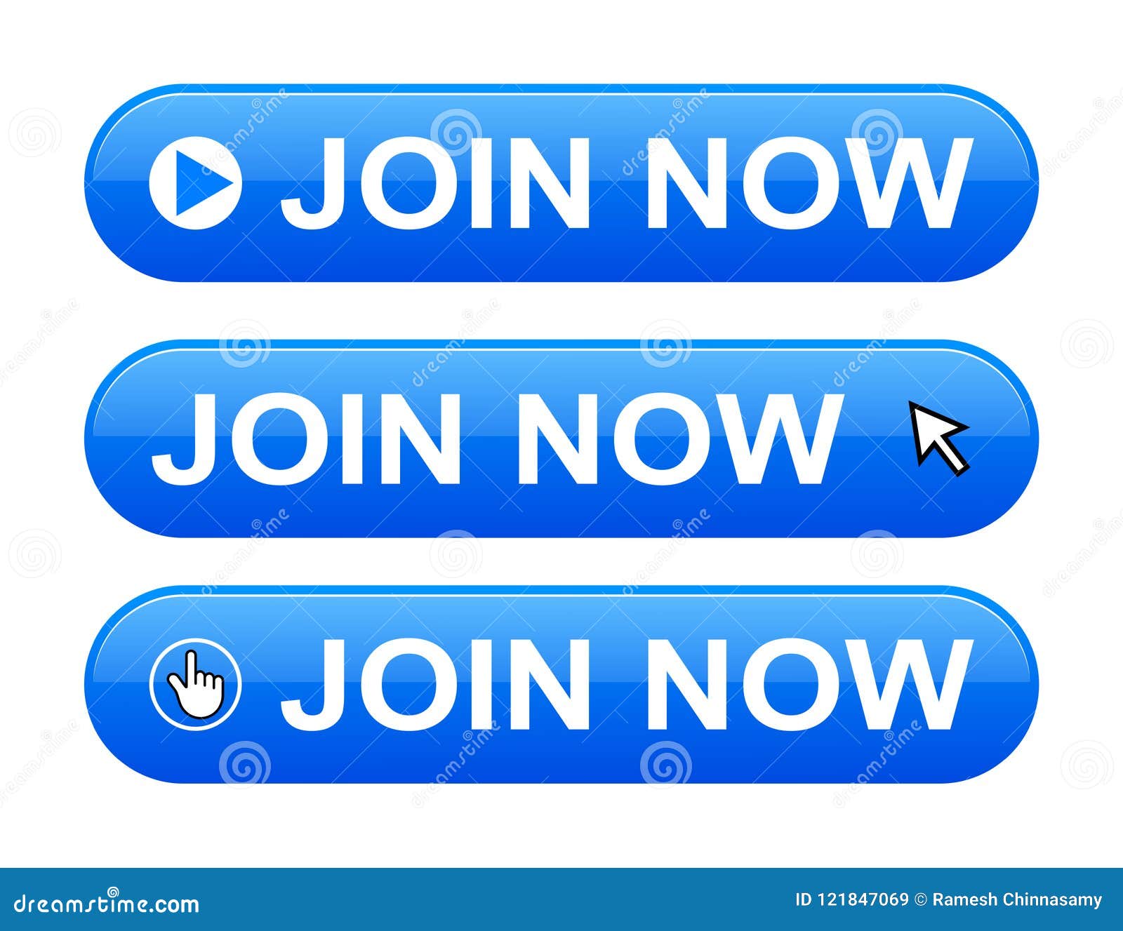 Join now button stock vector. Illustration of buttons - 121847069