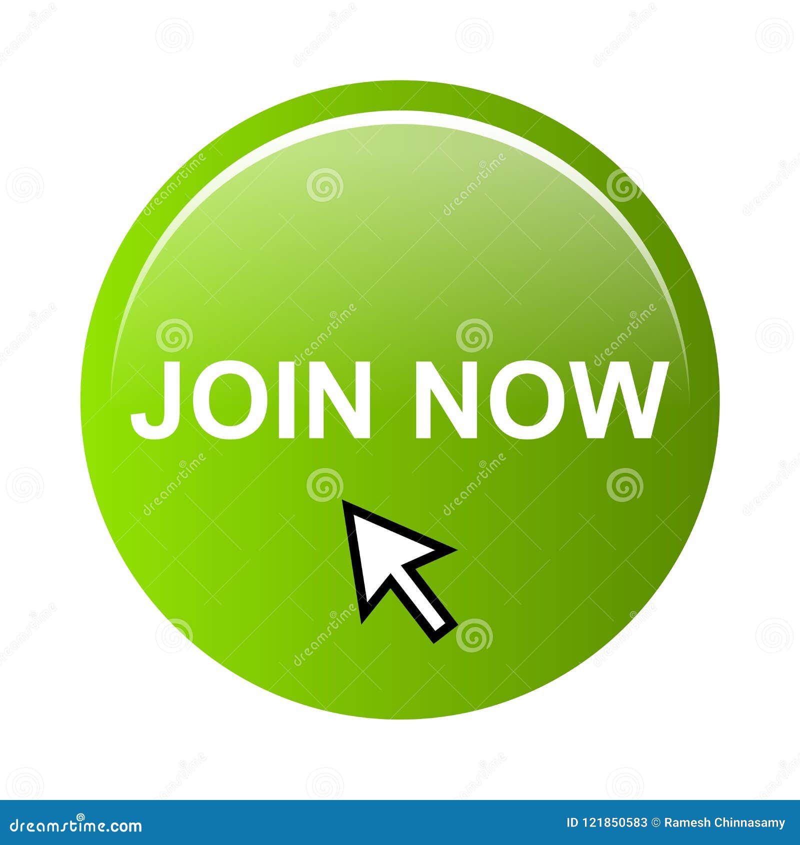 Join now button stock vector. Illustration of isolated - 121850583