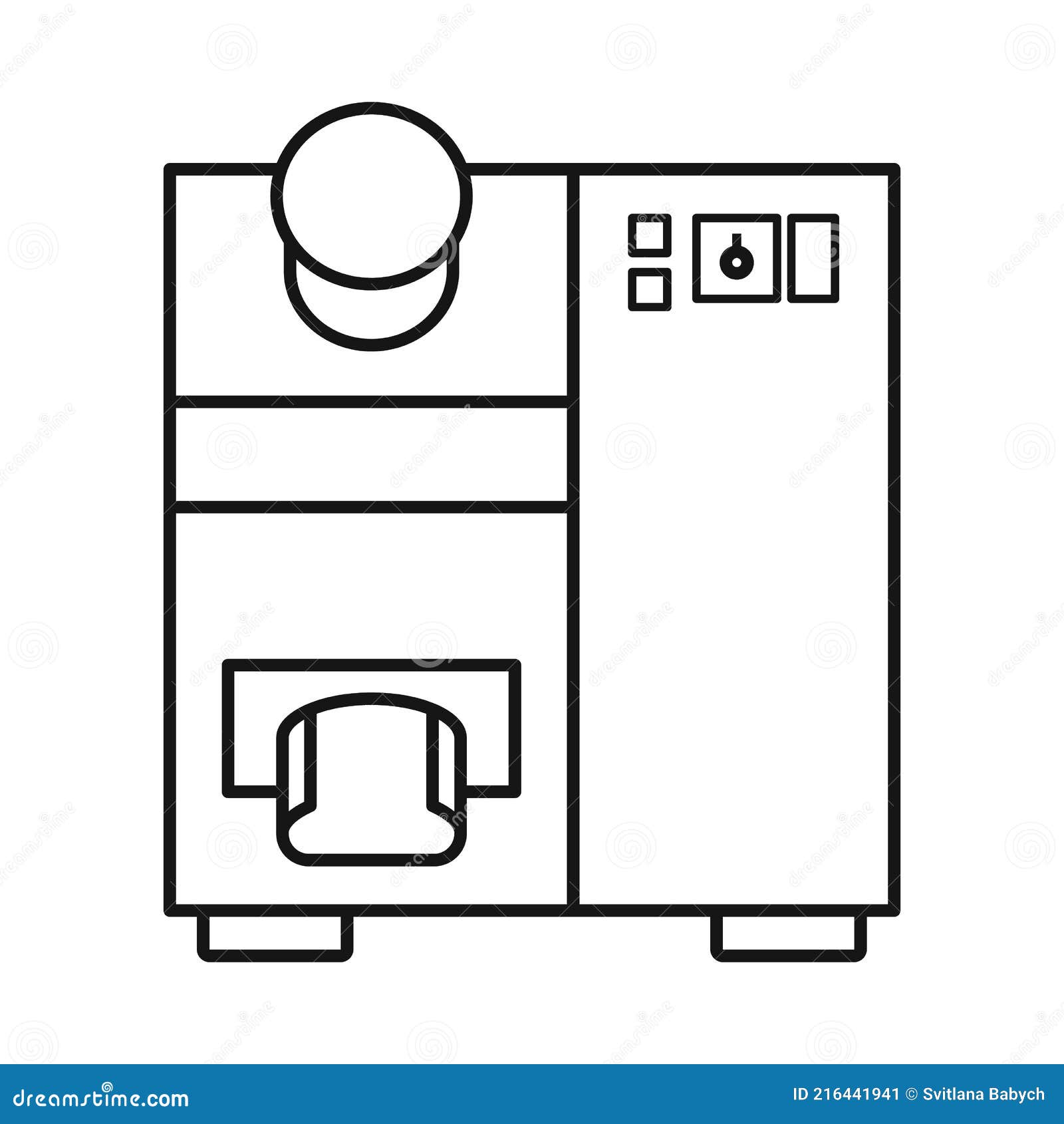 Vector Illustration of Juicer and Machine Sign. Graphic of Juicer and ...