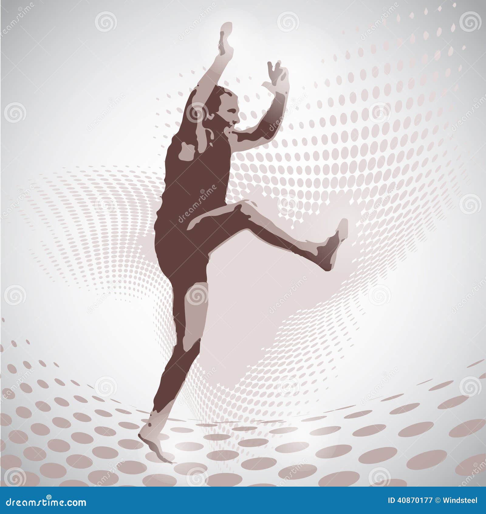 Vector Illustration of Jumping Man Stock Illustration - Illustration of ...