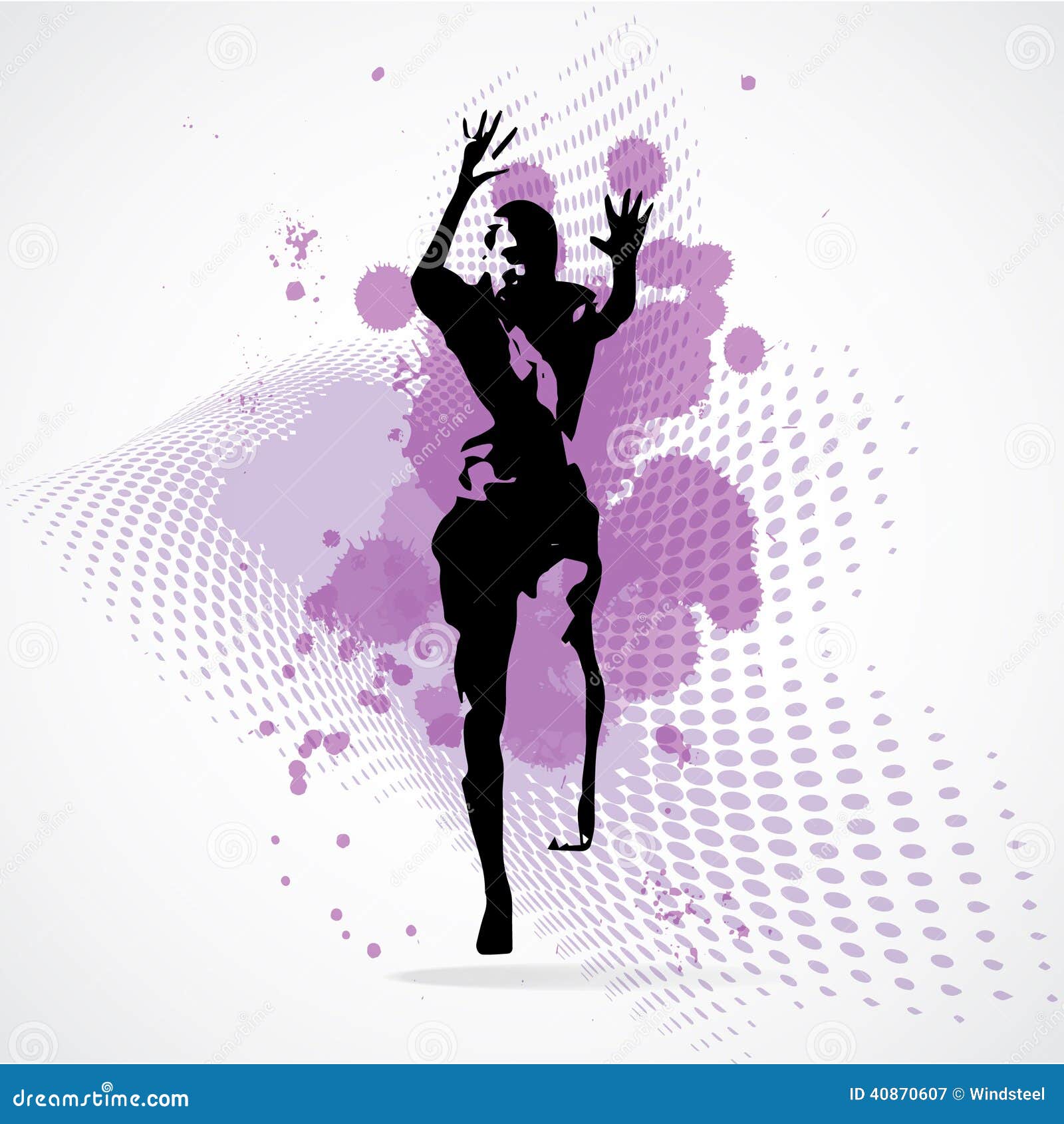 Vector Illustration of Jumping Man Stock Vector - Illustration of ...