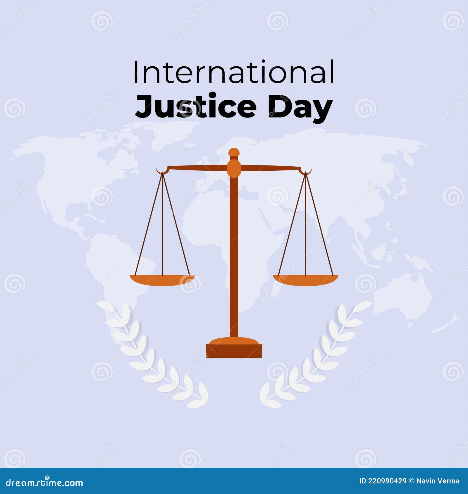 Vector Illustration for Justice Day. Stock Vector - Illustration of ...