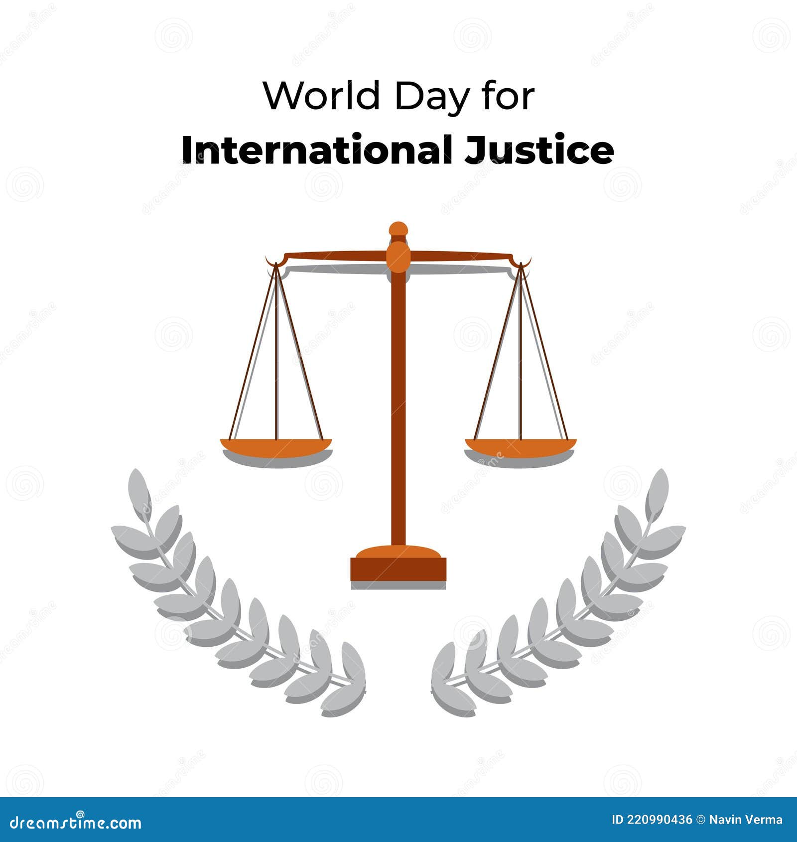 Vector Illustration for Justice Day. Stock Vector - Illustration of ...