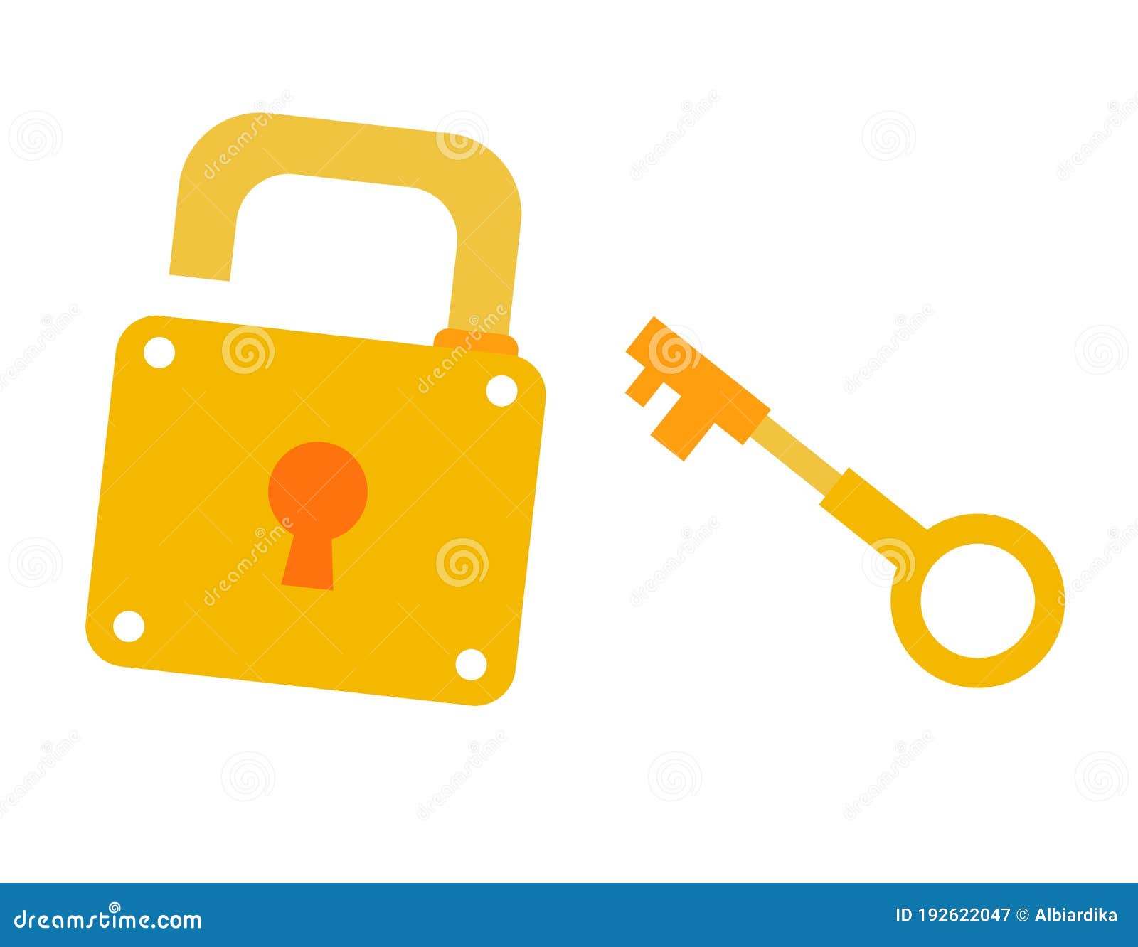 Lock And Key Cartoon