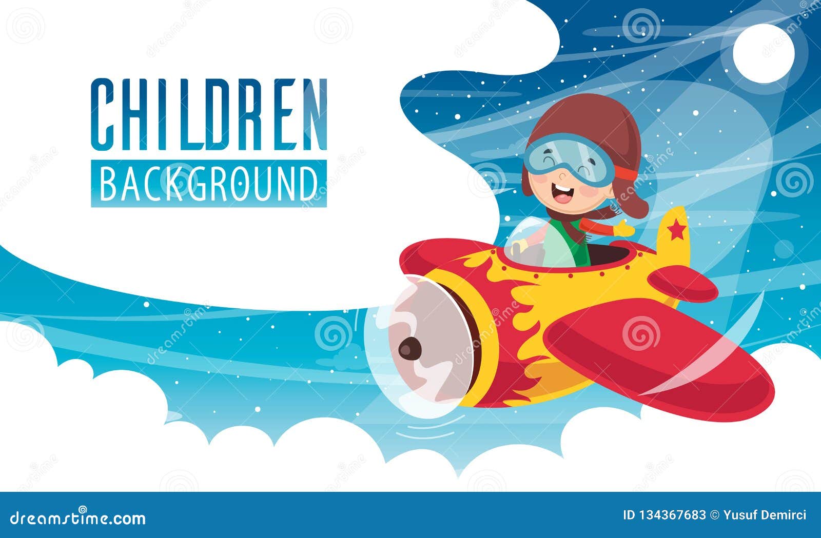 Illustration Of Aerobatics Half Loop With A Half Roll With Yellow ...