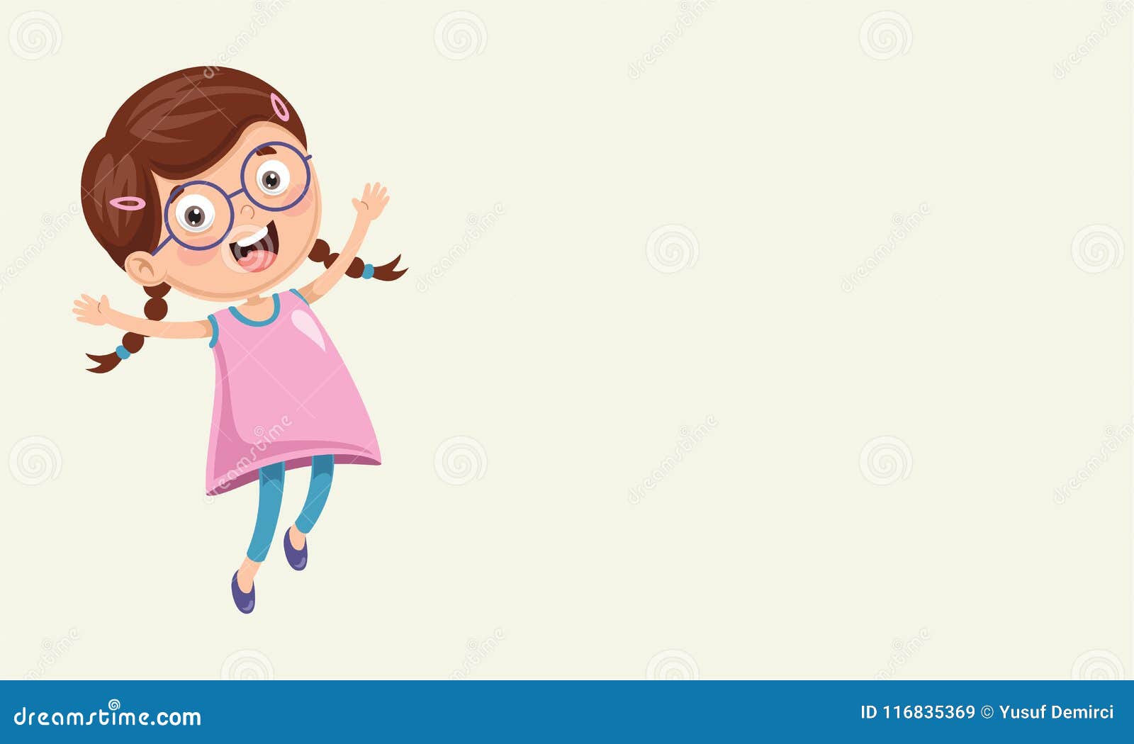 Vector Illustration of Kids Abstract Background Stock Vector ...