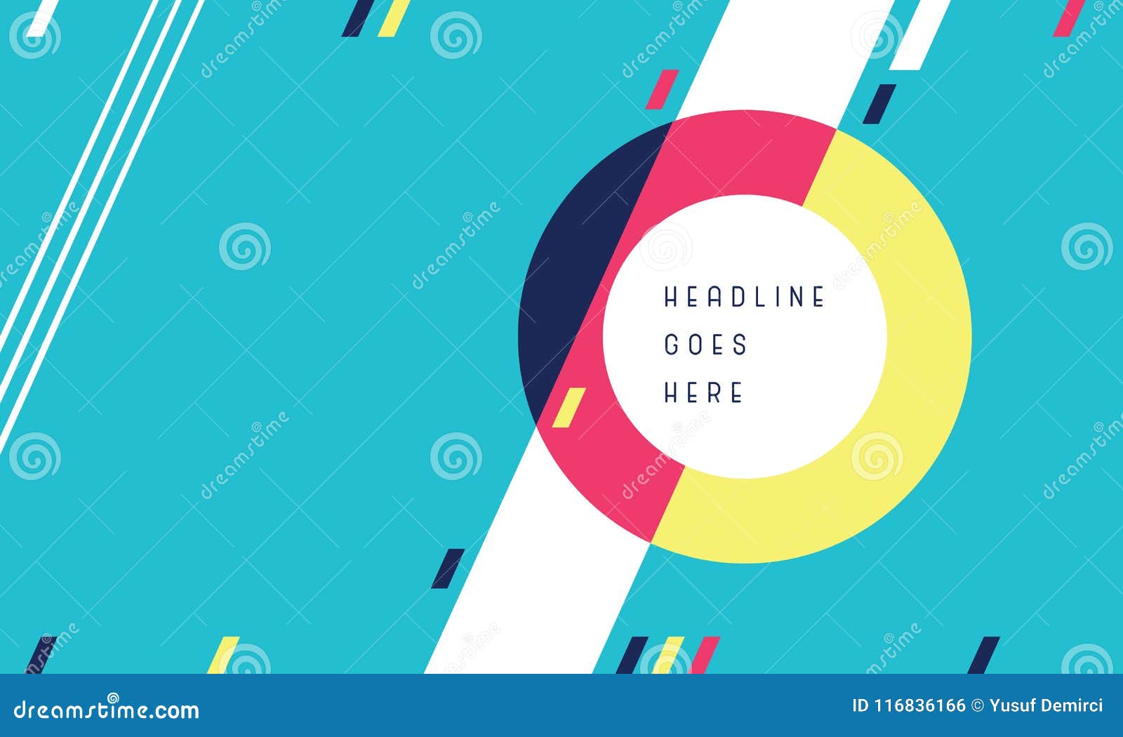 Vector Illustration of Kids Abstract Background Stock Vector ...