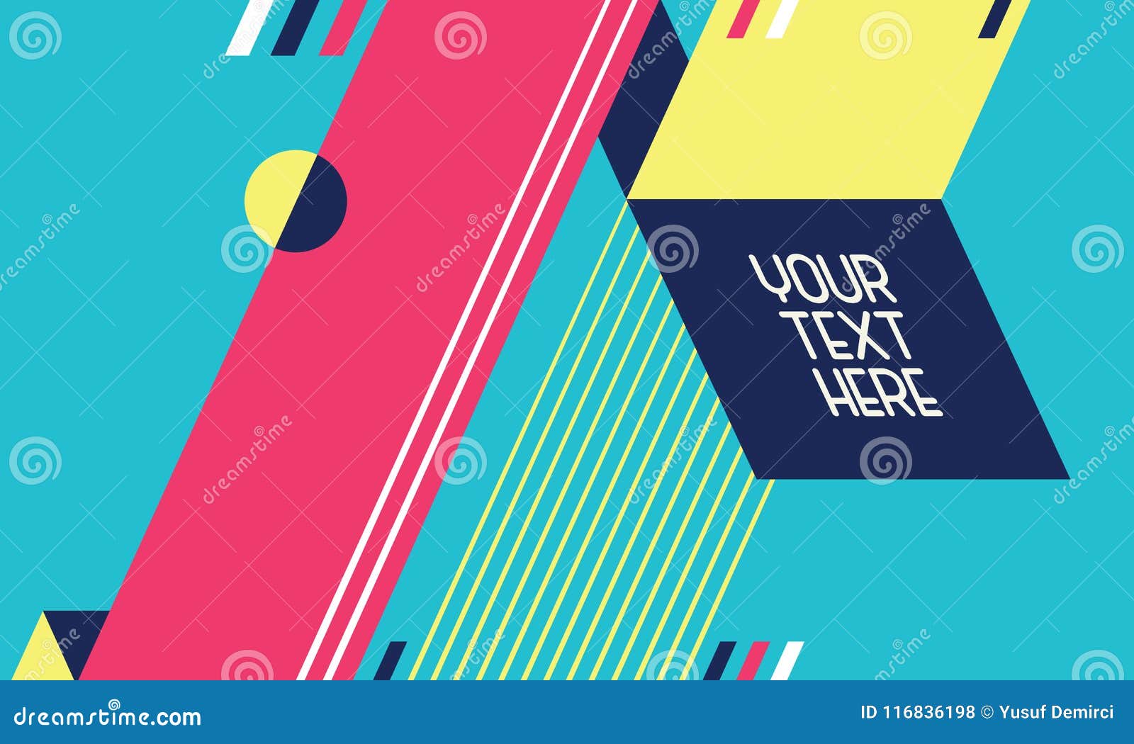 Vector Illustration of Kids Abstract Background Stock Vector ...