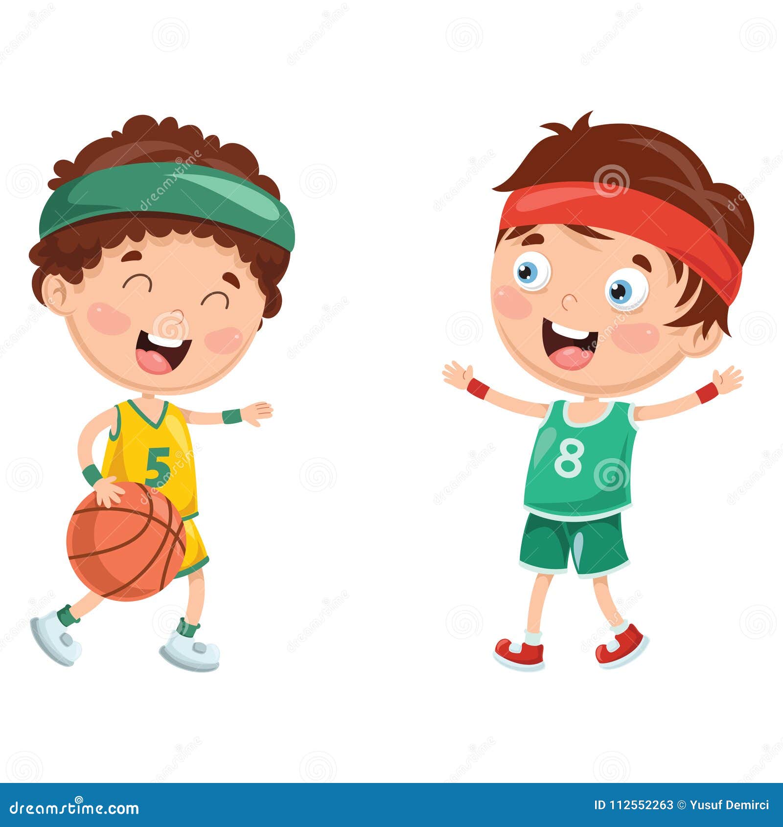 Vector Illustration of Kids Playing Basketball Stock Vector ... Vector Illustration of Kids Playing Basketball Stock Vector ...