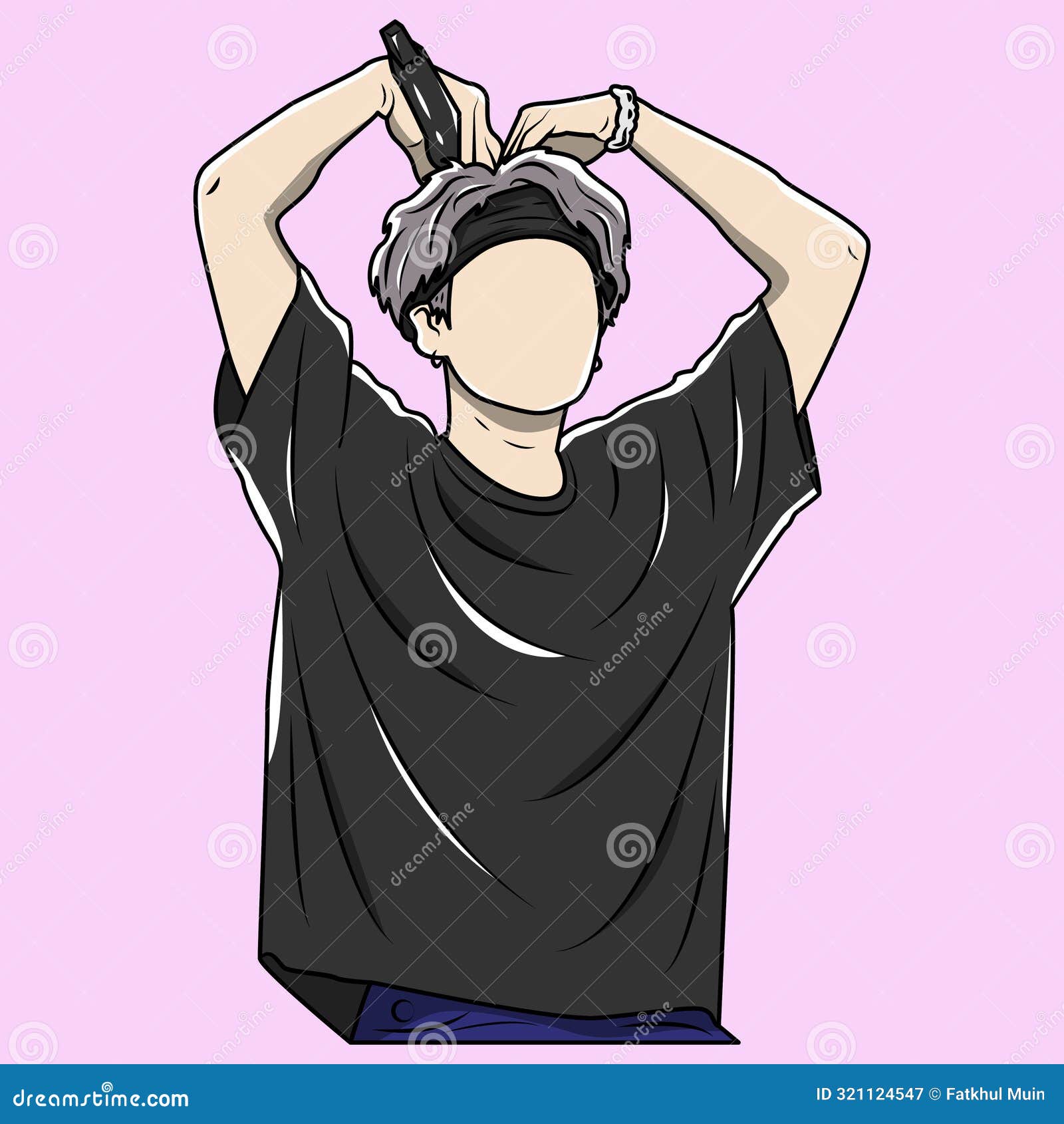 Set Of K-pop And Korean Idols. Cartoon Character And Symbol Of The ...