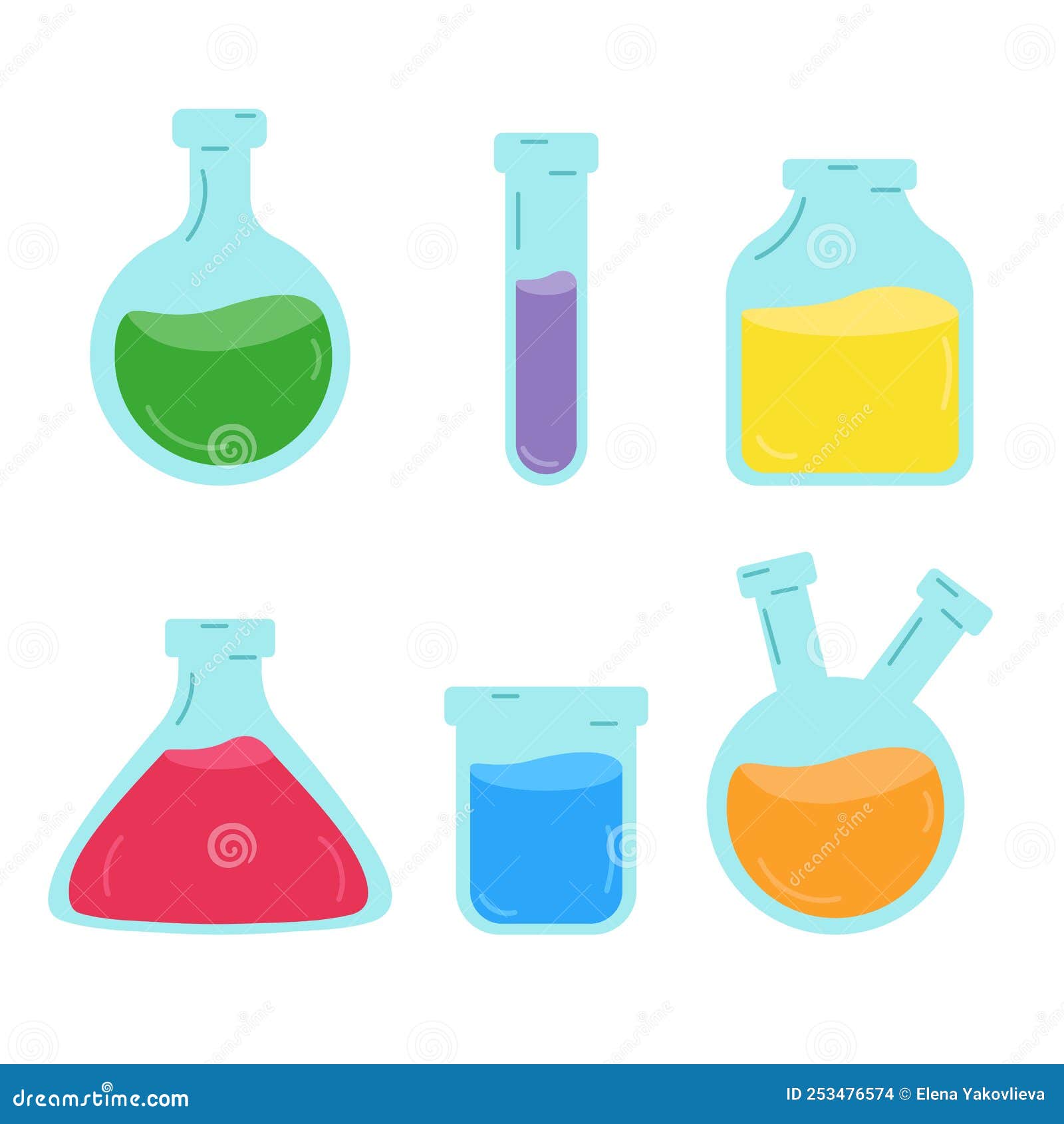 Lab Flask Symbol. Vector Illustration Stock Vector - Illustration of ...