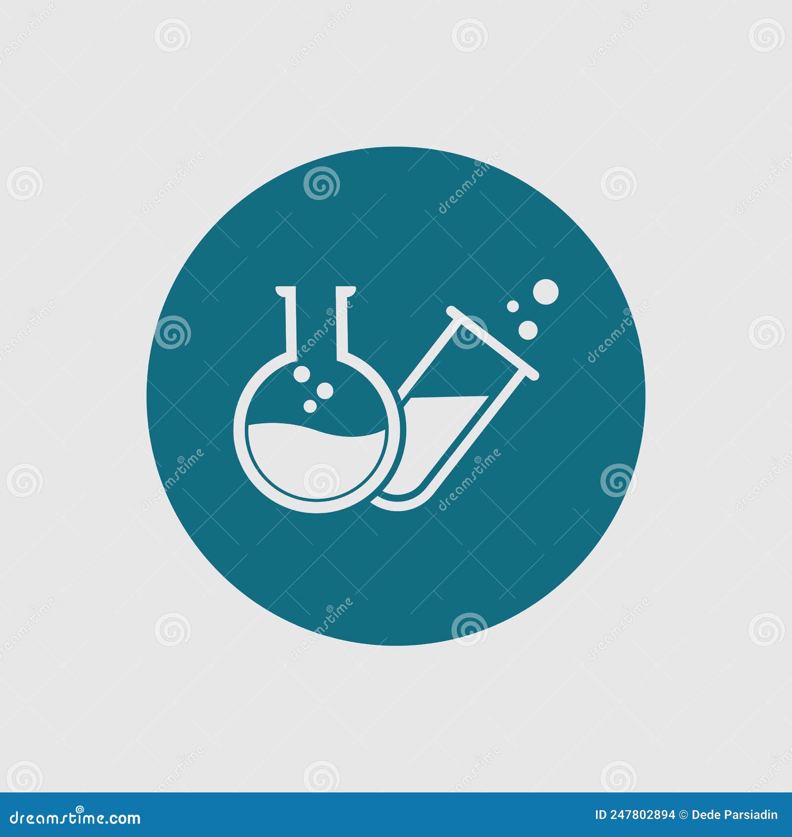 Vector Illustration of Lab Logo Design Template Stock Vector ...