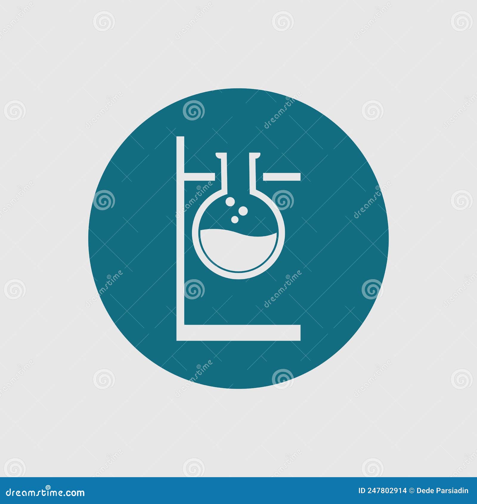Vector Illustration of Lab Logo Design Template Stock Vector ...