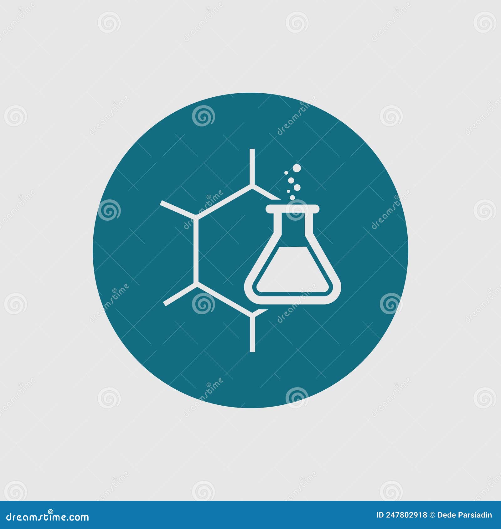 Vector Illustration of Lab Logo Design Template Stock Vector ...