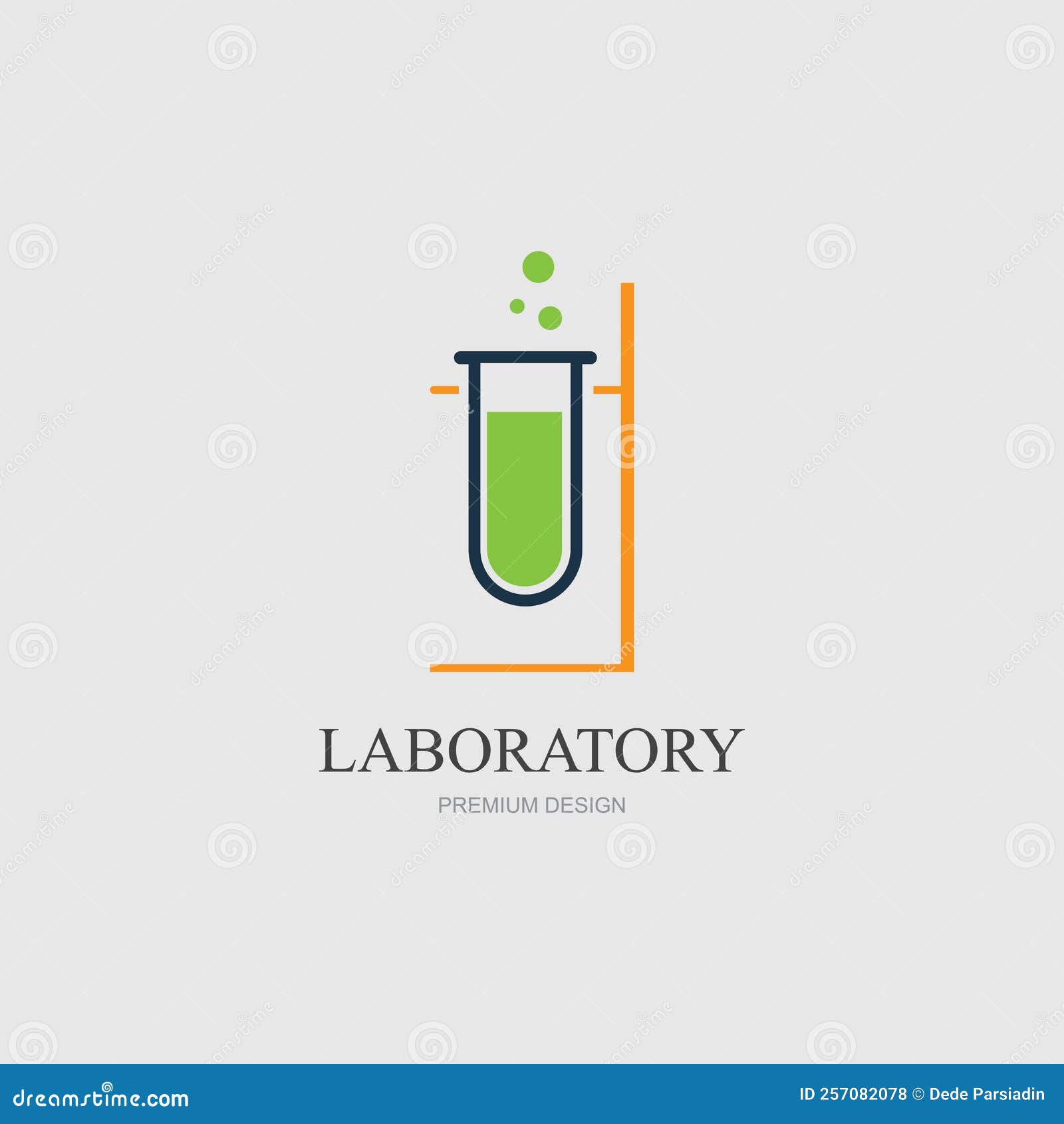 Vector Illustration of Lab Logo Design Template Stock Vector ...