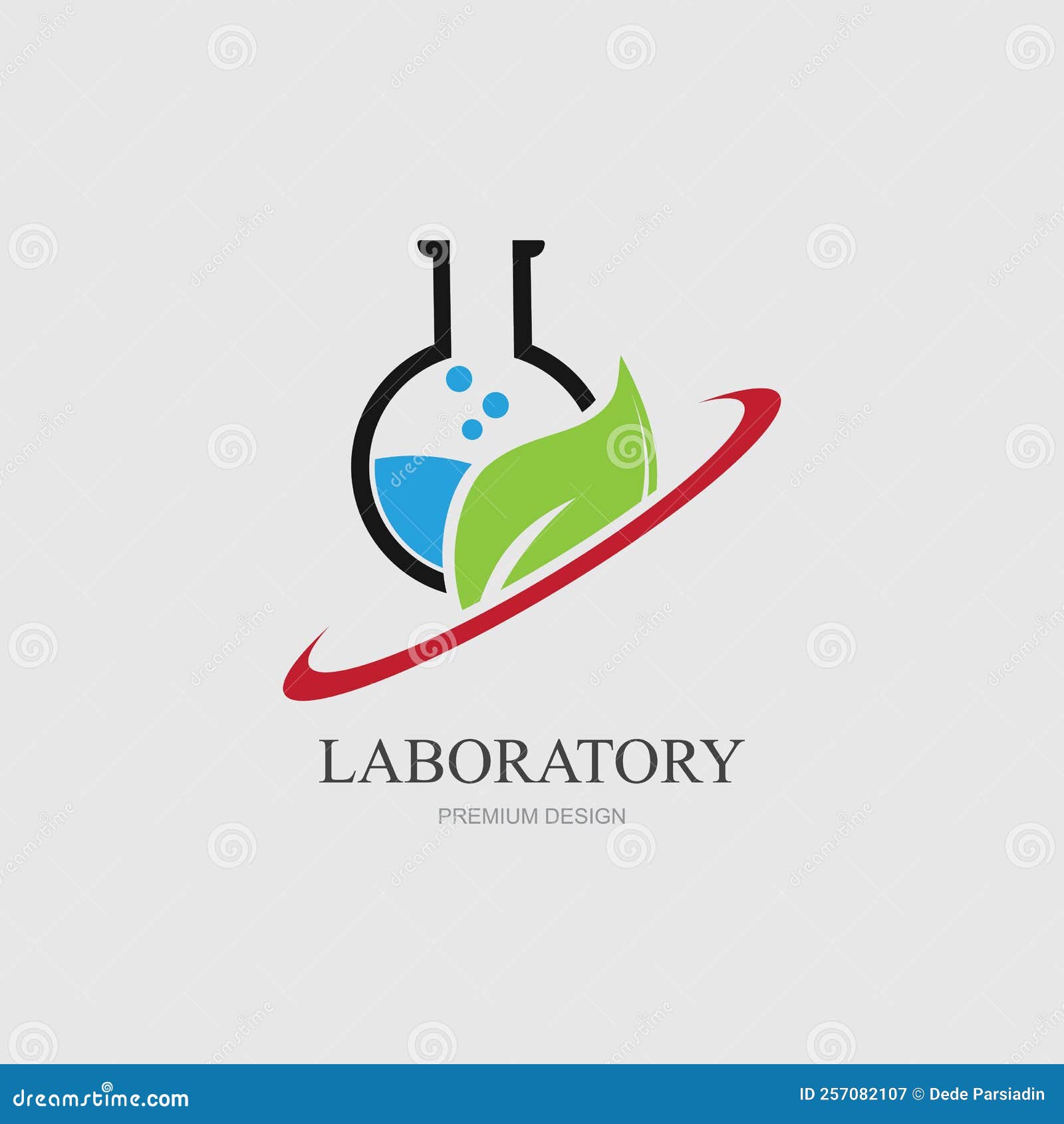 Vector Illustration of Lab Logo Design Template Stock Vector ...