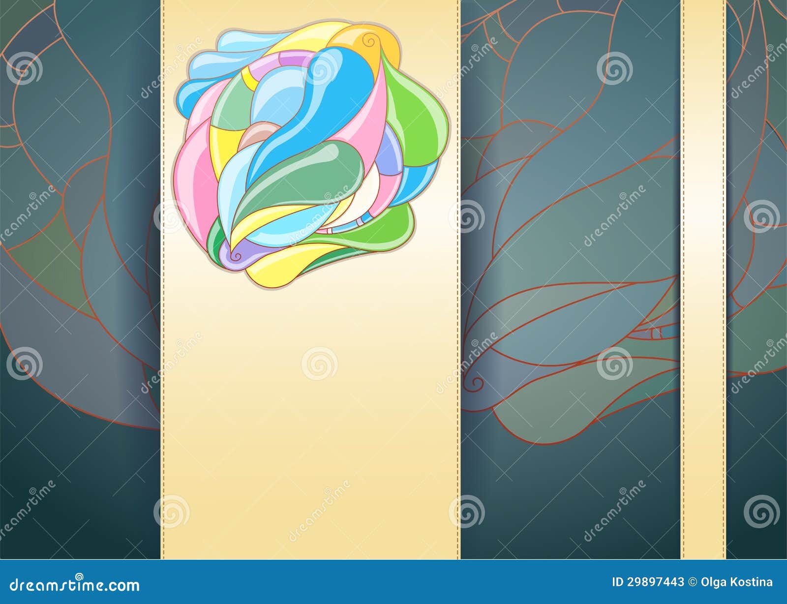 Vector Illustration with Layout. Stock Illustration - Illustration of ...