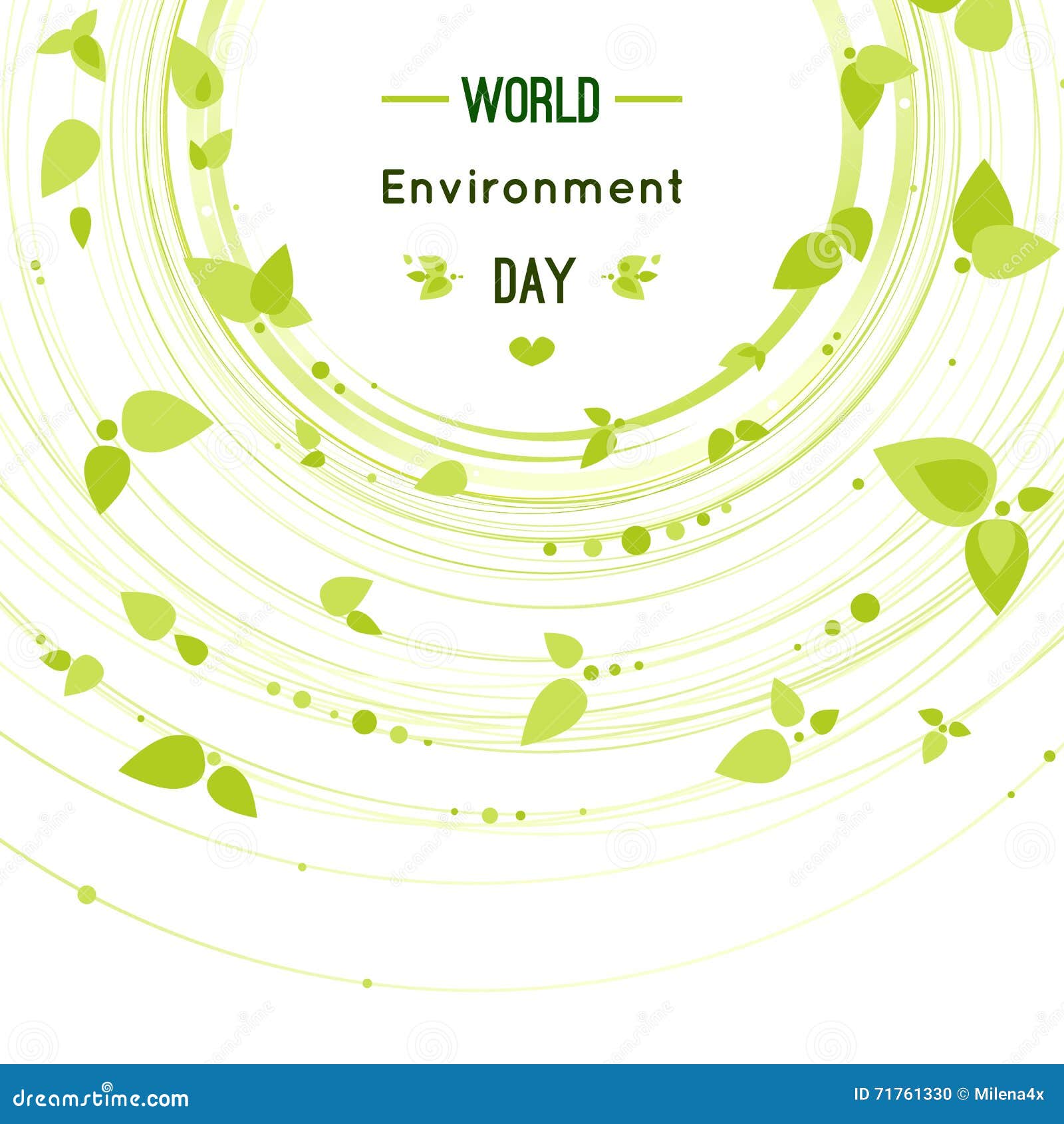 Vector Illustration of a Leaf for World Environment Day Stock Vector ...