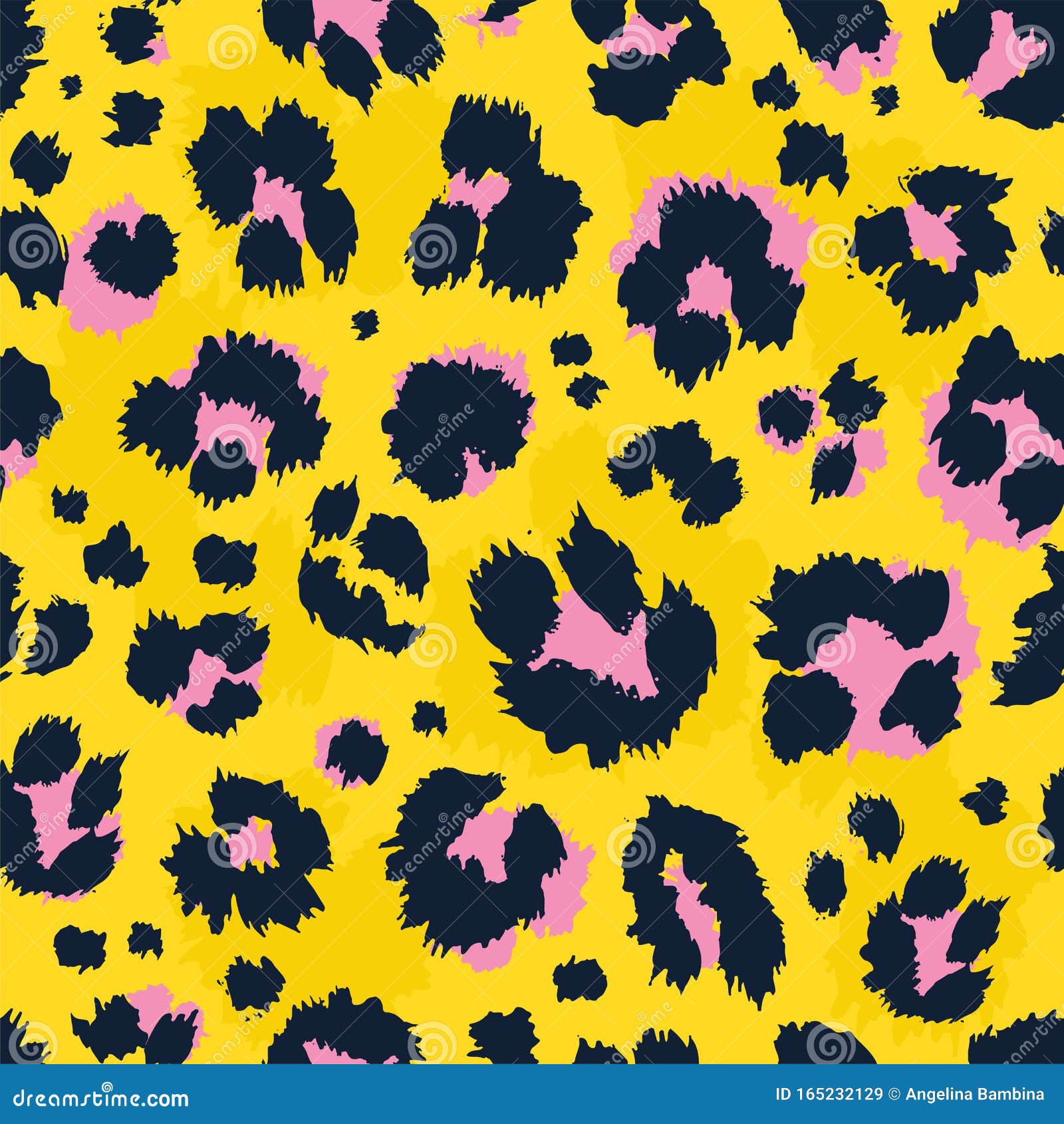 Pattern Yellow Submarine Underwater In Sea Water. Seamless Pattern ...