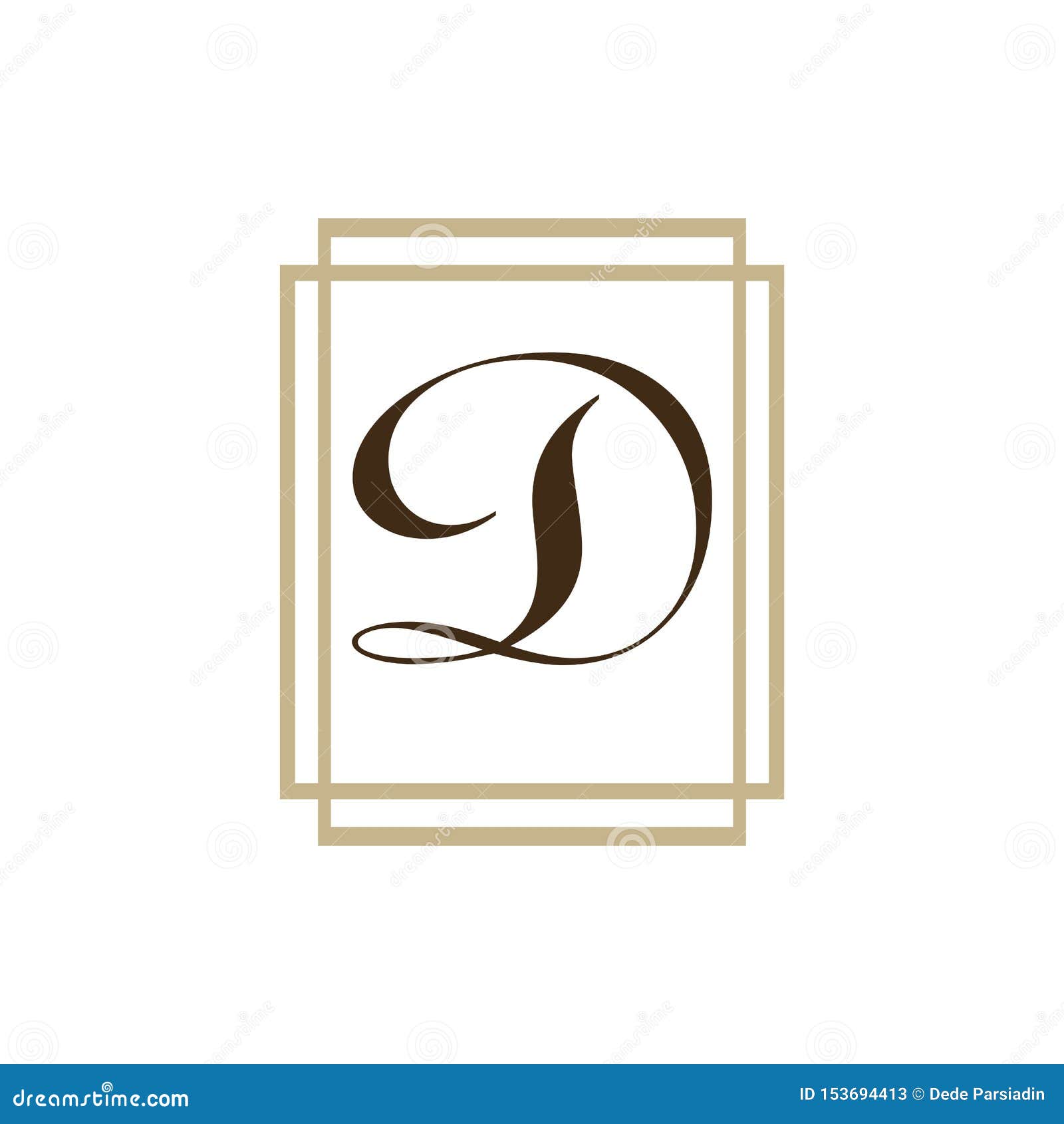 Vector Illustration Letter D Stock Vector - Illustration of branding ...