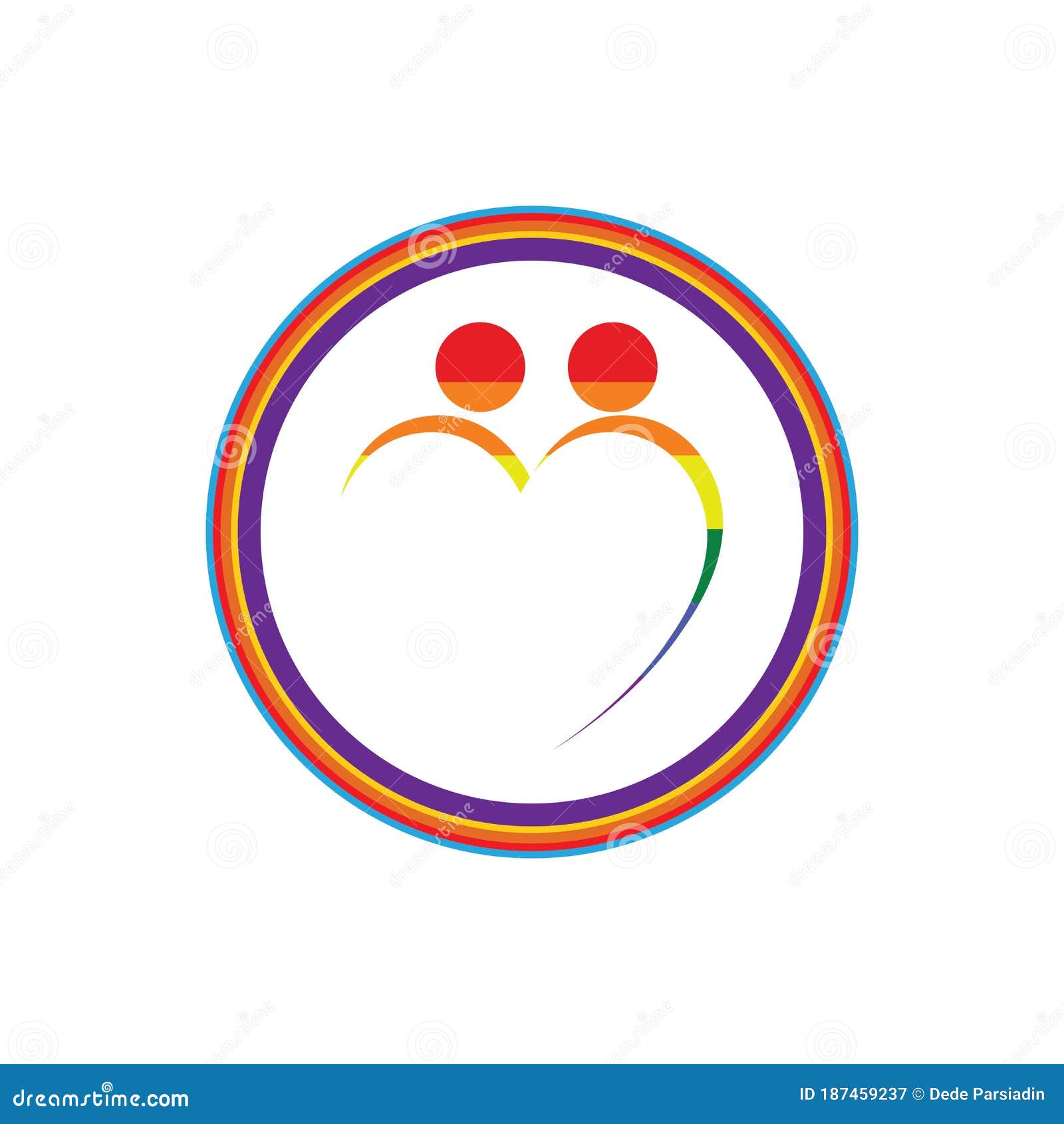 Vector Illustration of LGBT Logo Symbol Template - Vector Stock Vector ...